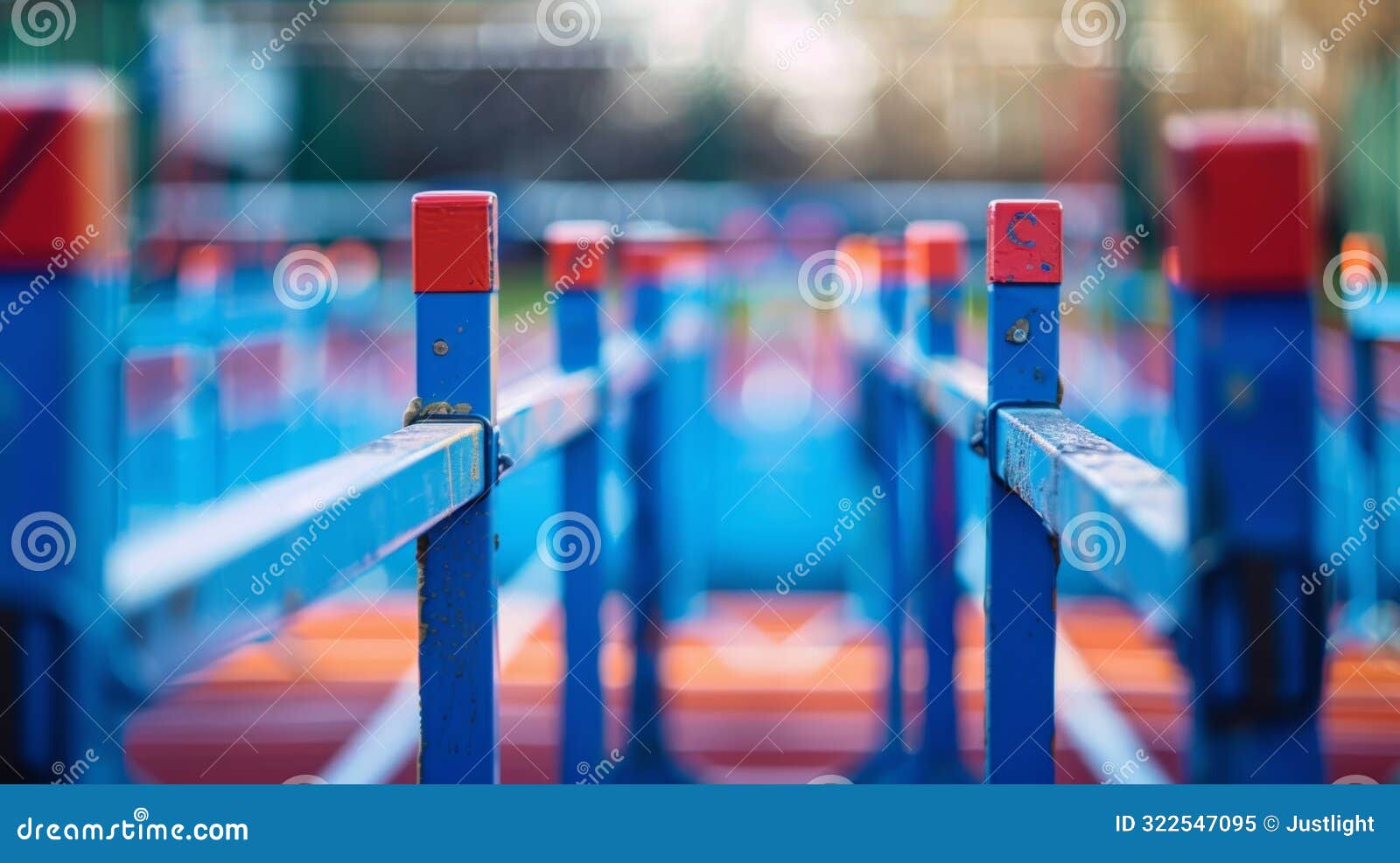 The Hurdles Course is a Challenging Test of Agility As Athletes Leap ...