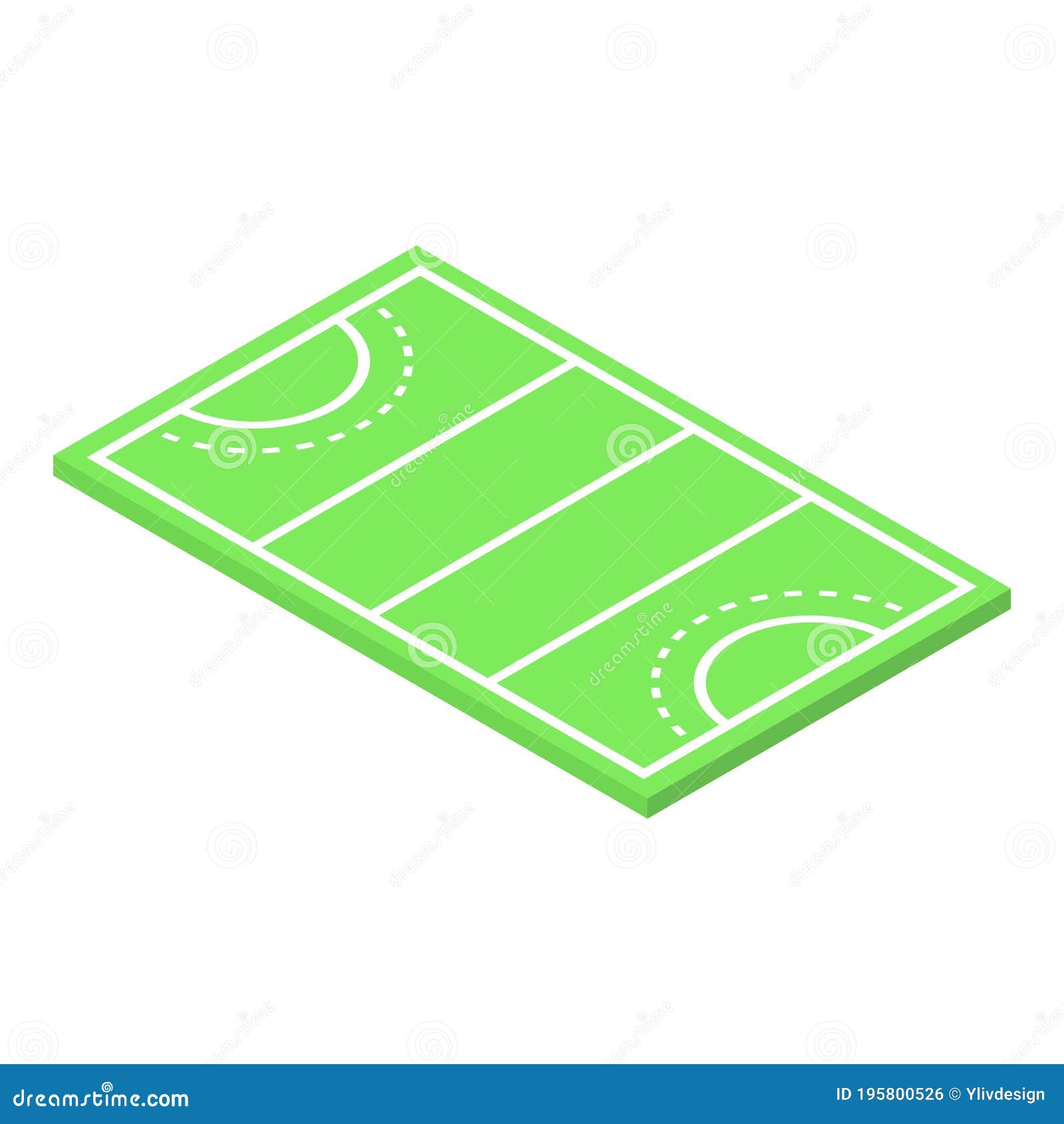 Hurling Field Icon, Isometric Style Stock Vector - Illustration of ...