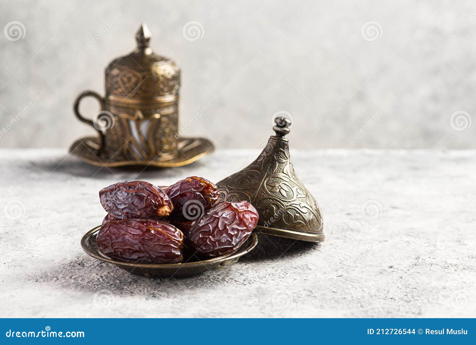 HURMA, Dates. Presentation of Dried Dates Fruit with Turkish Coffee ...