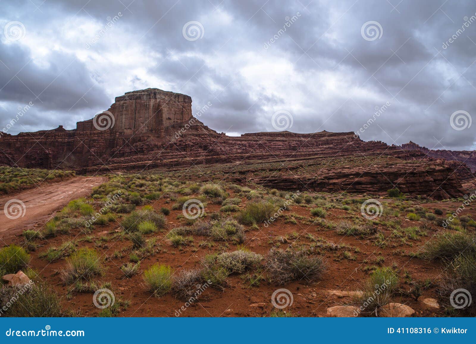 Hurrah Pass Trail Moab Utah Stock Photo - Image of hillside, steep ...
