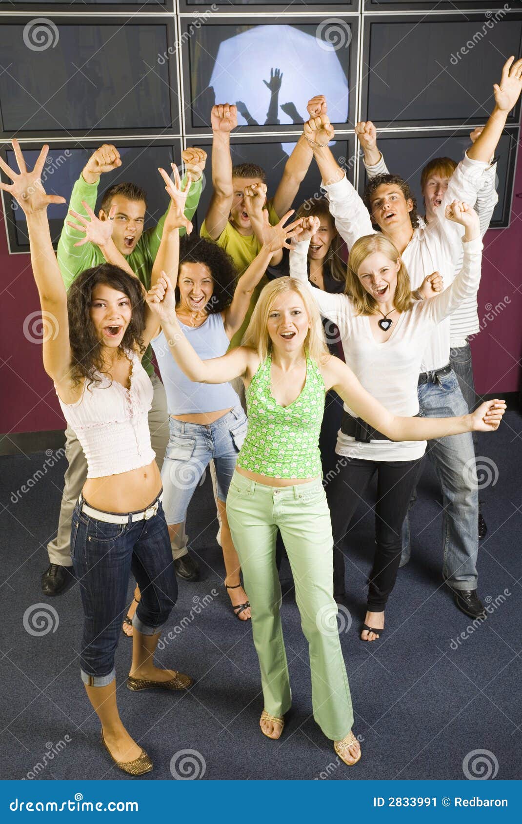 Hurray! stock image. Image of culture, enjoy, group, celebration - 2833991