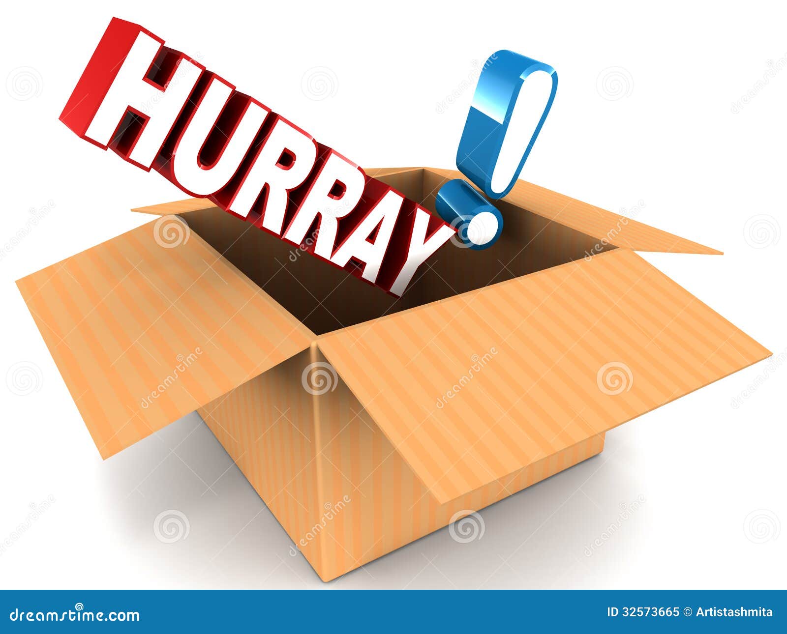 Hurray illustration stock. Illustration du blanc, excitez - 32573665