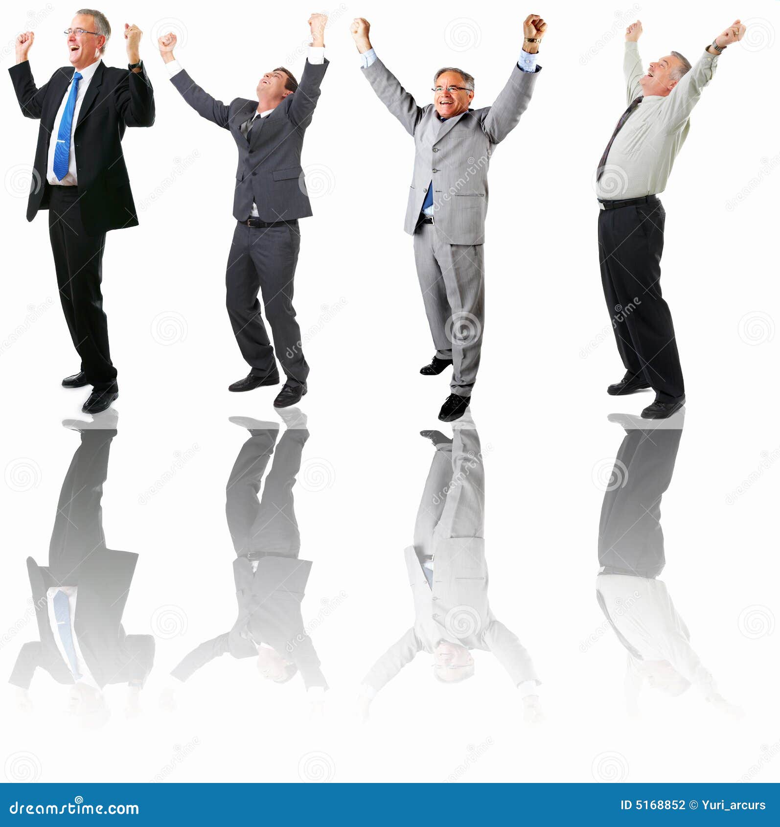 Hurray we did it! stock photo. Image of determination - 5168852