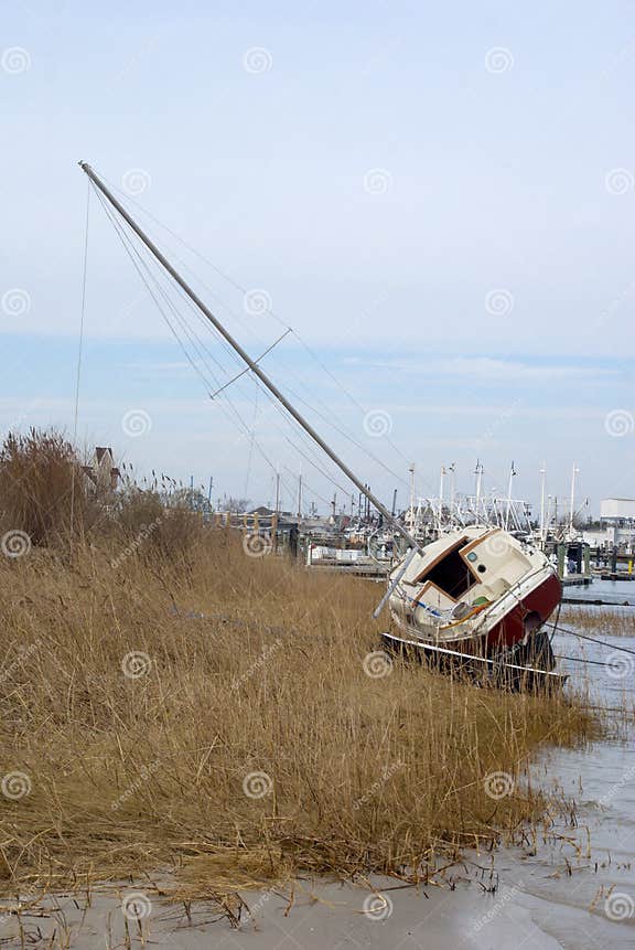 Hurricane Damage stock image. Image of dock, loss, marina - 15951395
