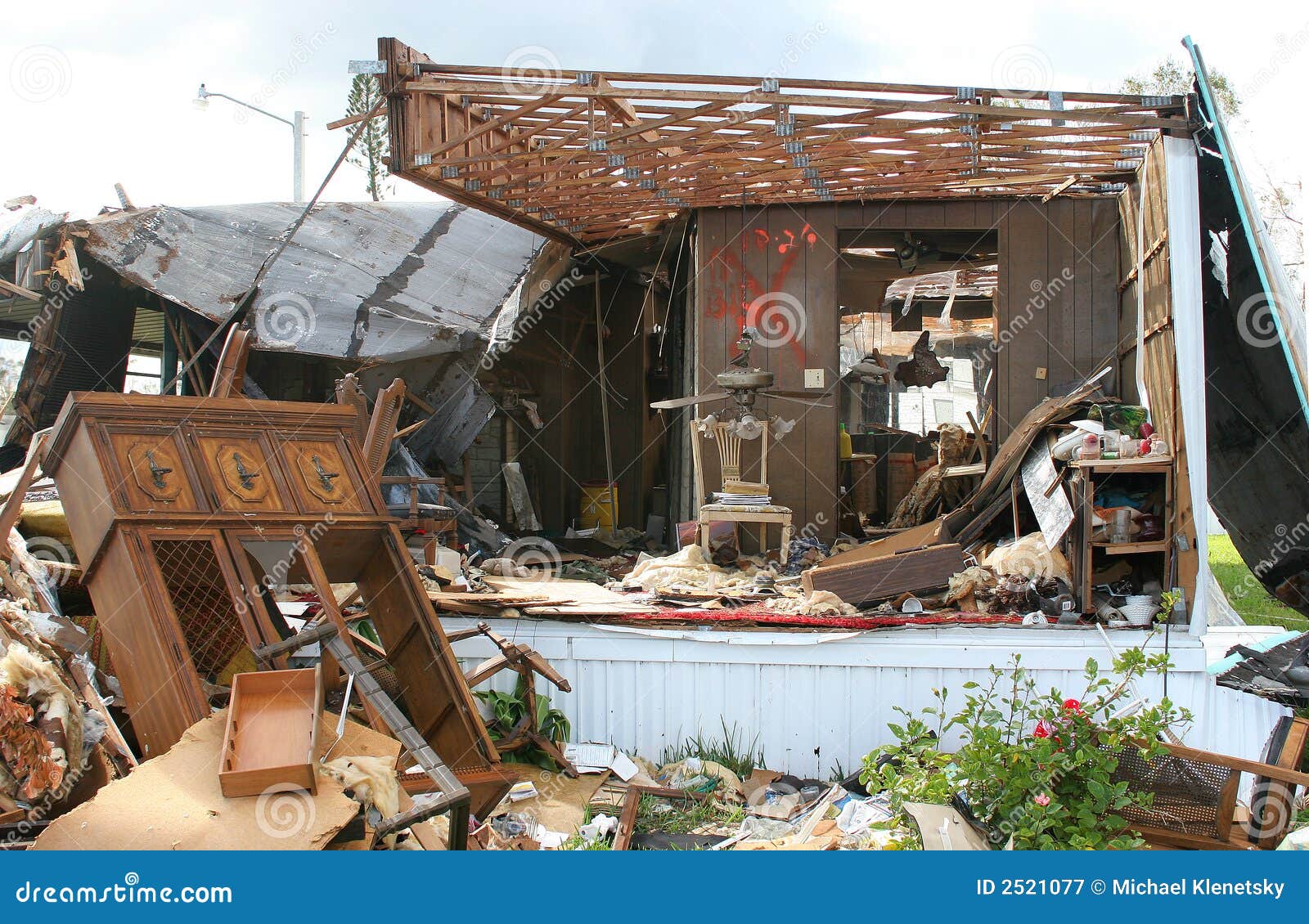 Hurricane Damage stock image. Image of danger, storm, hurricane - 2521077