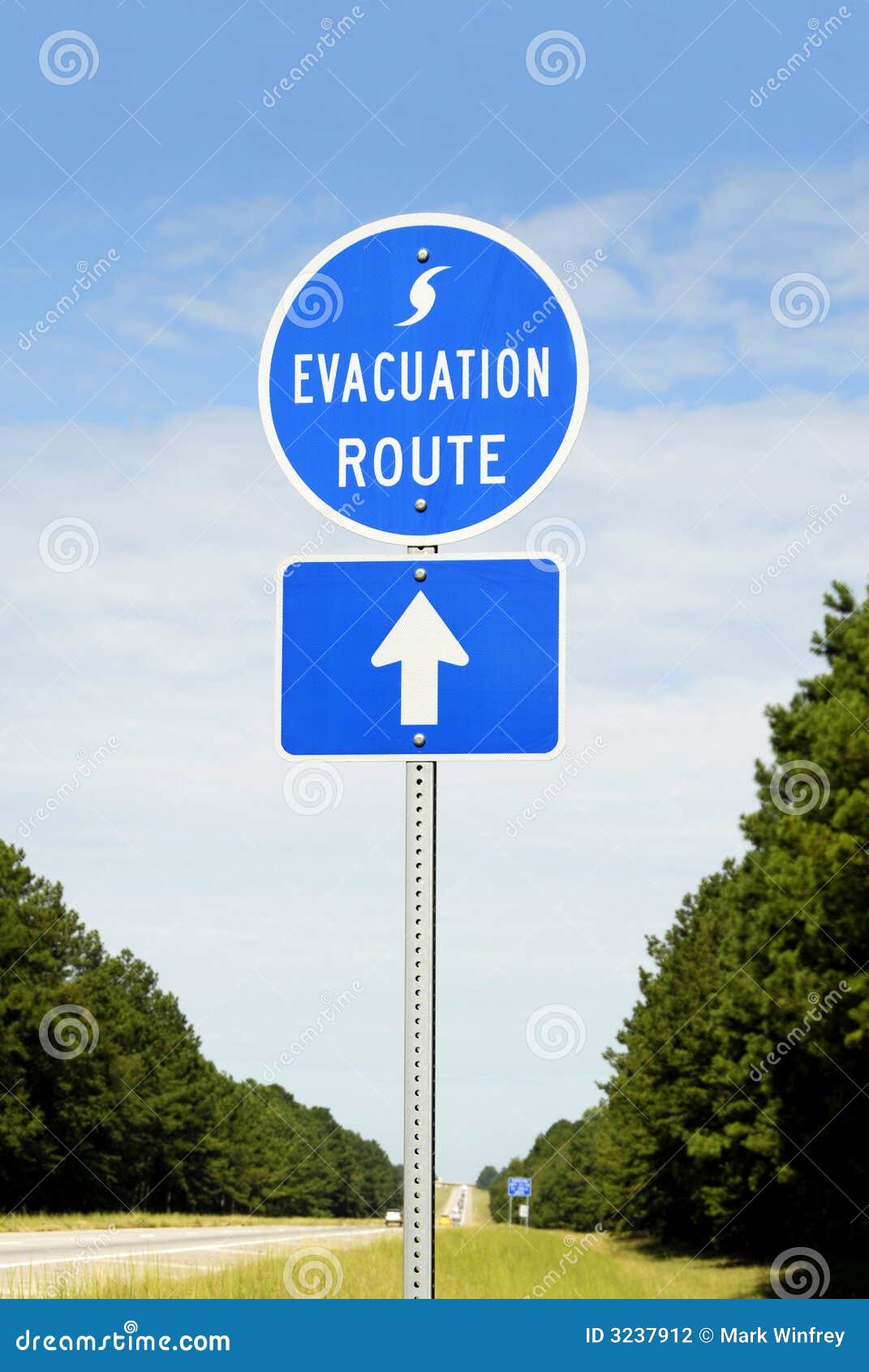 Hurricane Evacuation Route stock photo. Image of prepare - 3237912