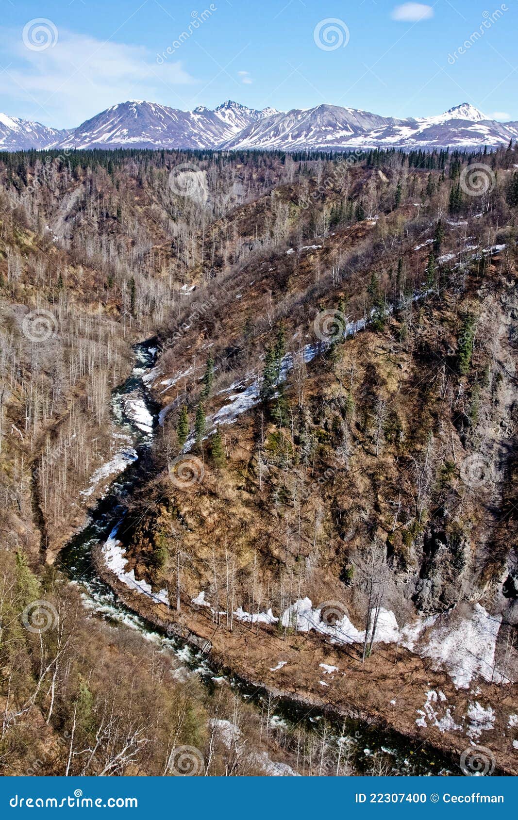 Hurricane Gulch stock photo. Image of travel, regions - 22307400