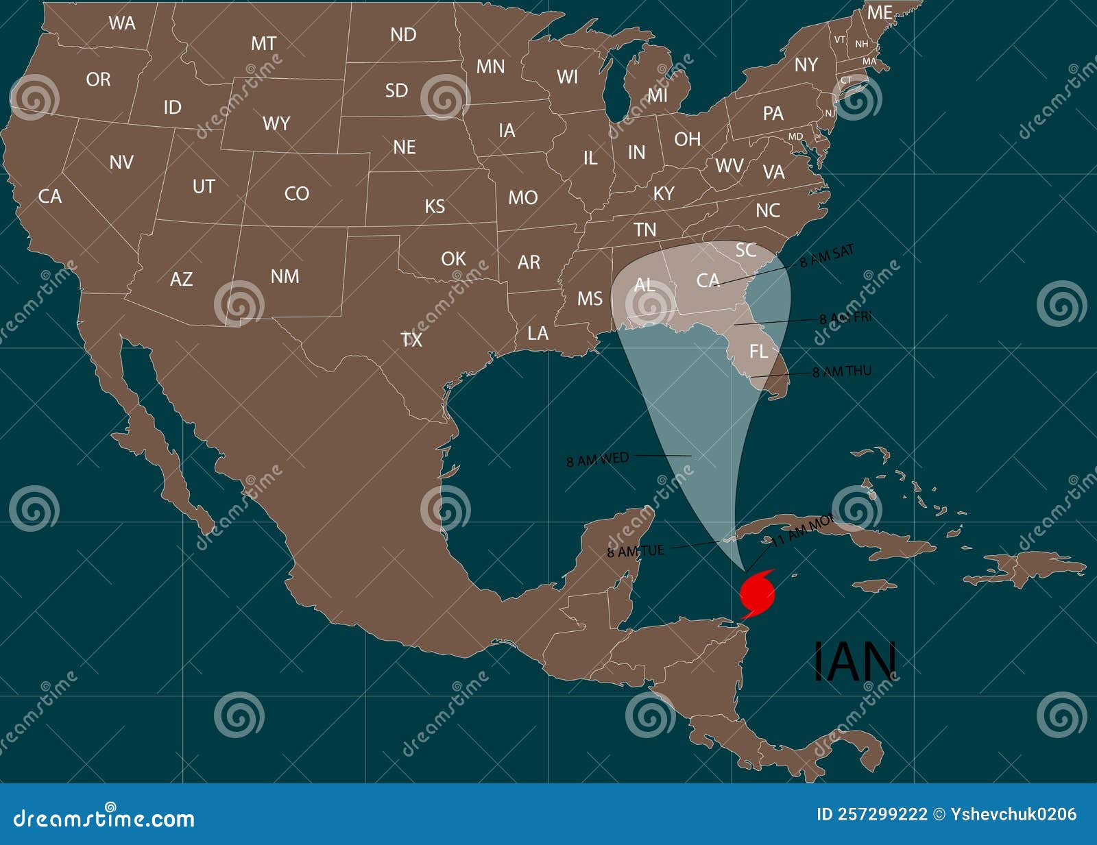 Hurricane Ian Stock Illustrations – 95 Hurricane Ian Stock ...
