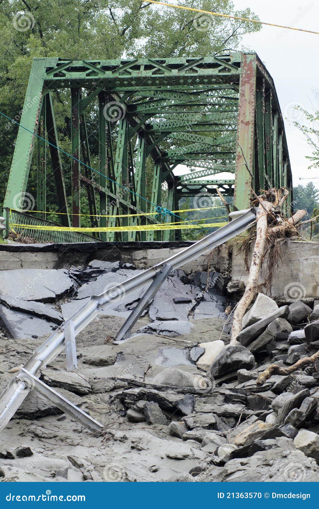 Hurricane Irene Destroyed Bridge Editorial Image - Image of irene ...