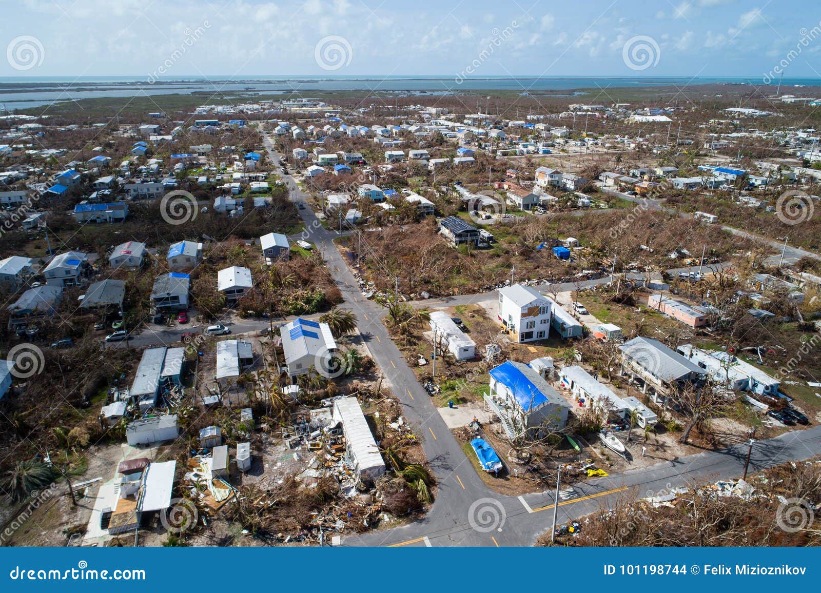 Hurricane Irma Aftermath in the Florida Keys Editorial Stock Image ...