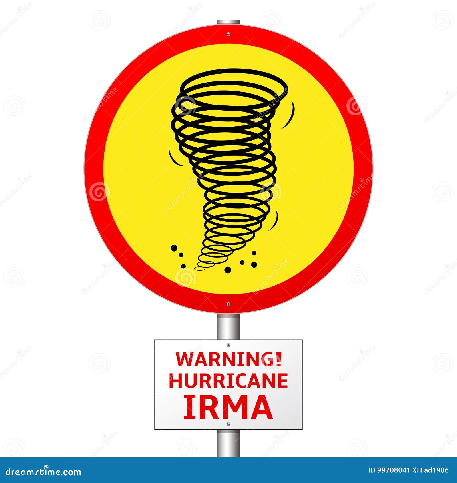 Hurricane Irma Symbol Isolated Stock Image | CartoonDealer.com #99711505