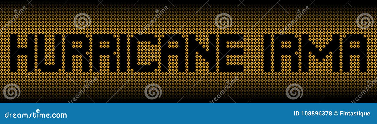 Hurricane Irma Visualization Royalty-Free Stock Photo | CartoonDealer ...