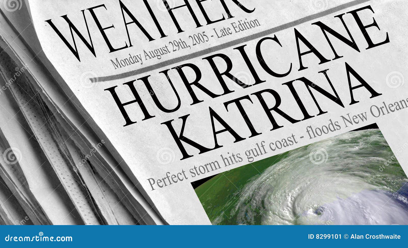 Hurricane Katrina editorial photo. Image of world, 2005 - 8299101