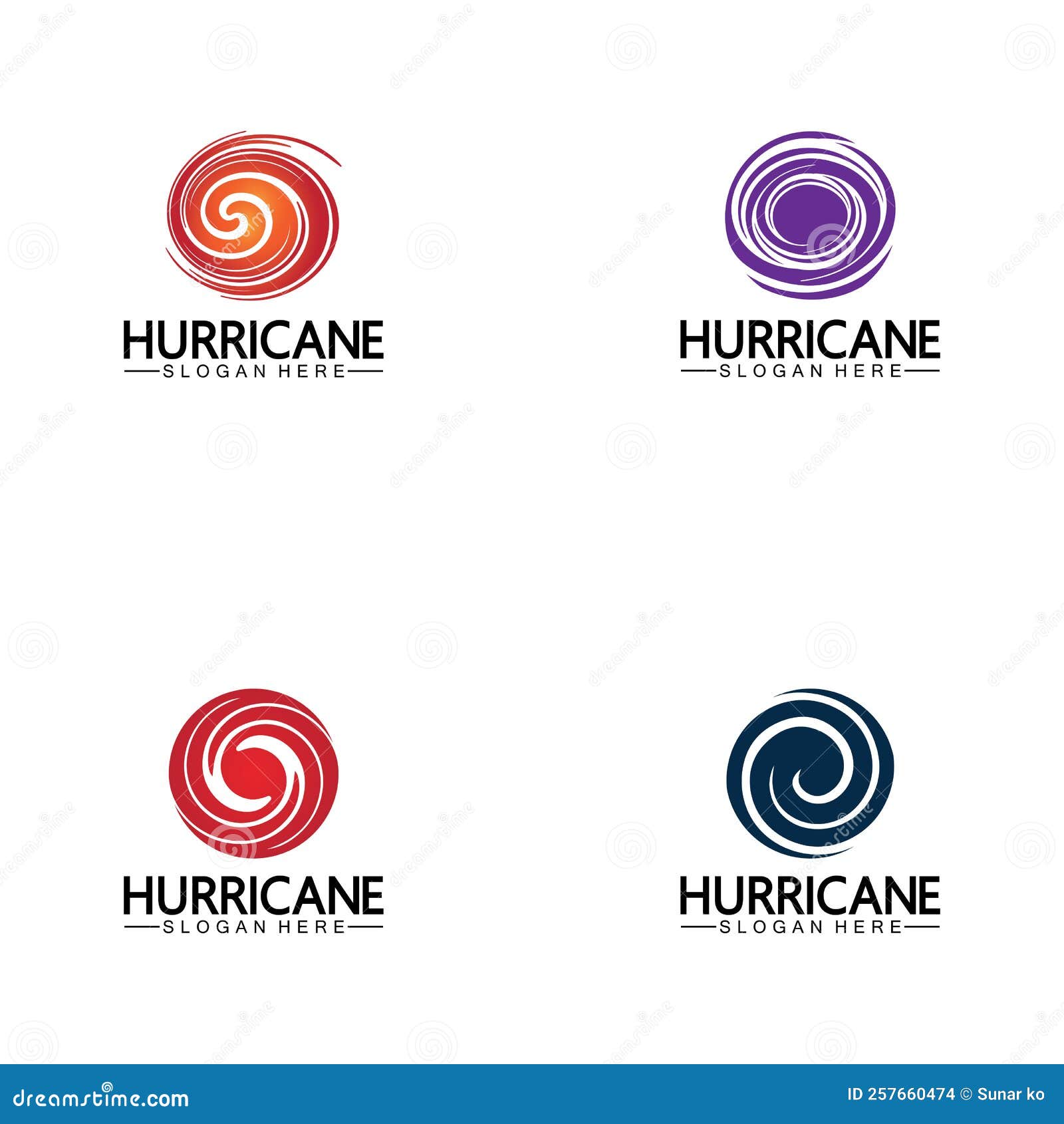 Hurricane Logo Symbol Icon Illustration Vector Stock Vector ...
