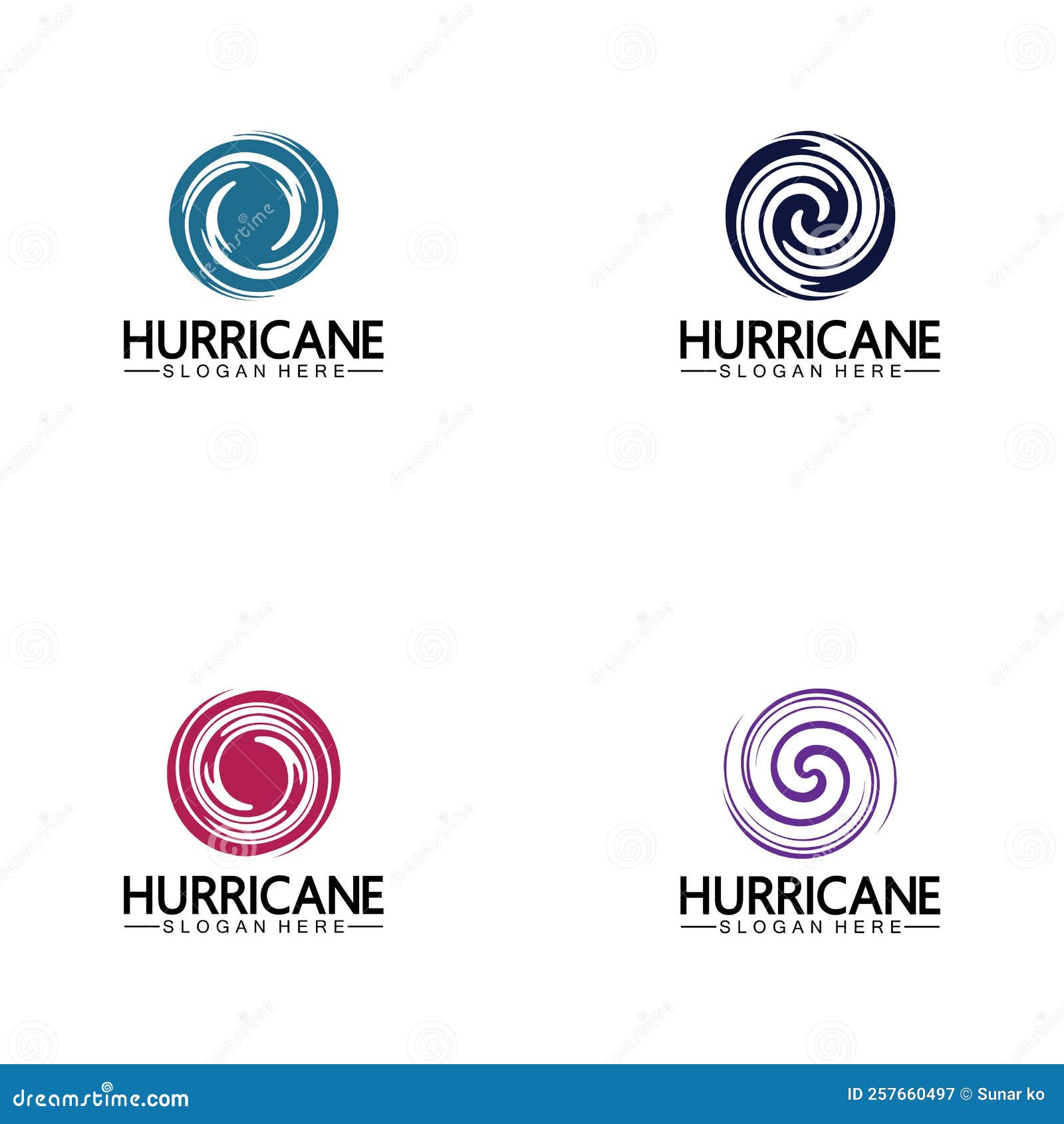 Hurricane Logo Symbol Icon Illustration Vector Stock Vector ...