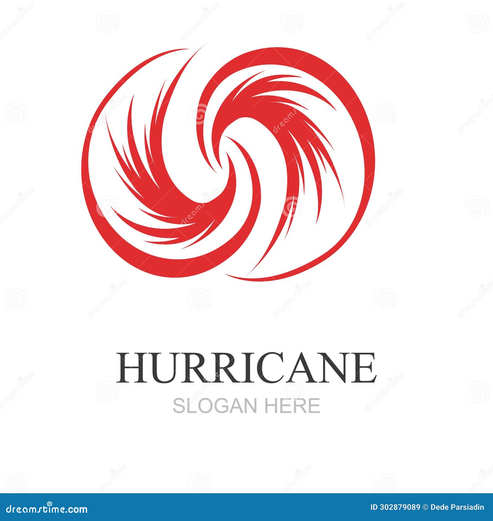 Hurricane Logo Symbol Icon Illustration Vector Company Stock Vector ...