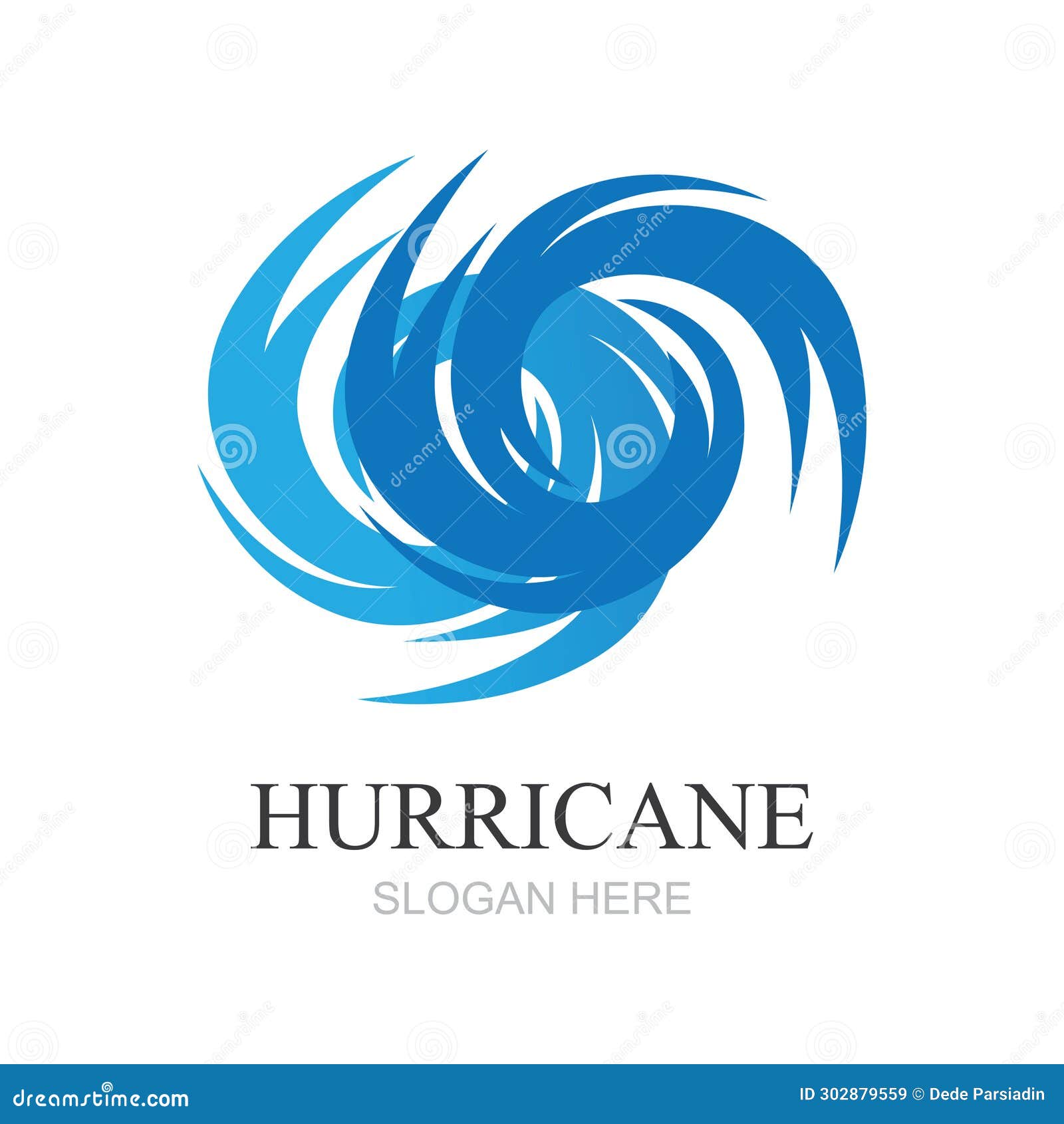 Hurricane Logo Symbol Icon Illustration Vector Company Stock Vector ...