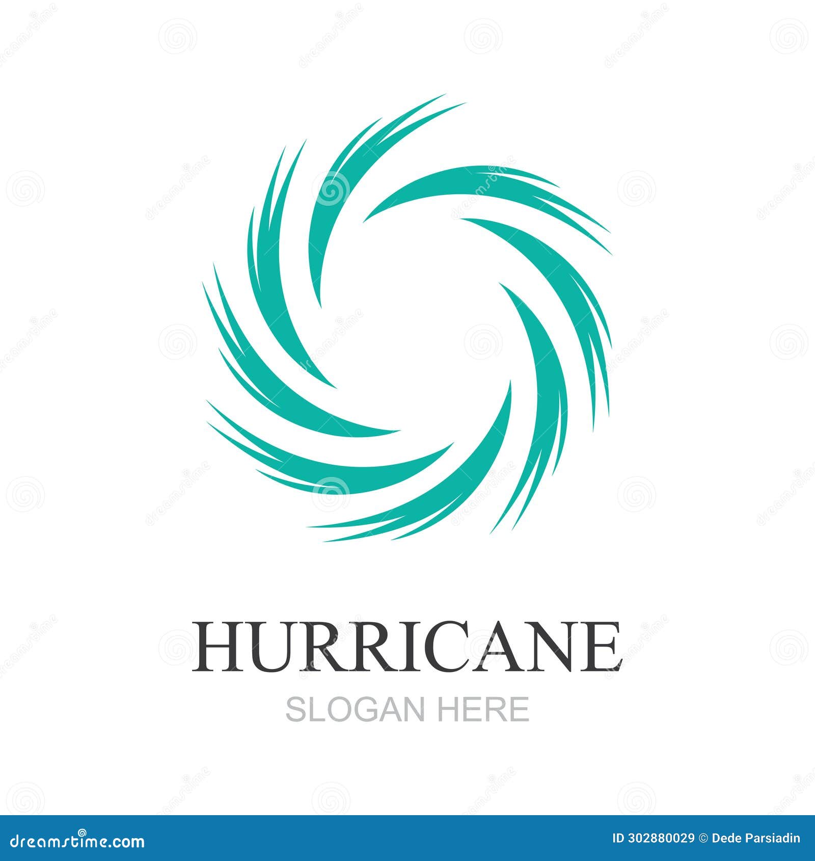 Hurricane Logo Symbol Icon Illustration Vector Company Stock Vector ...