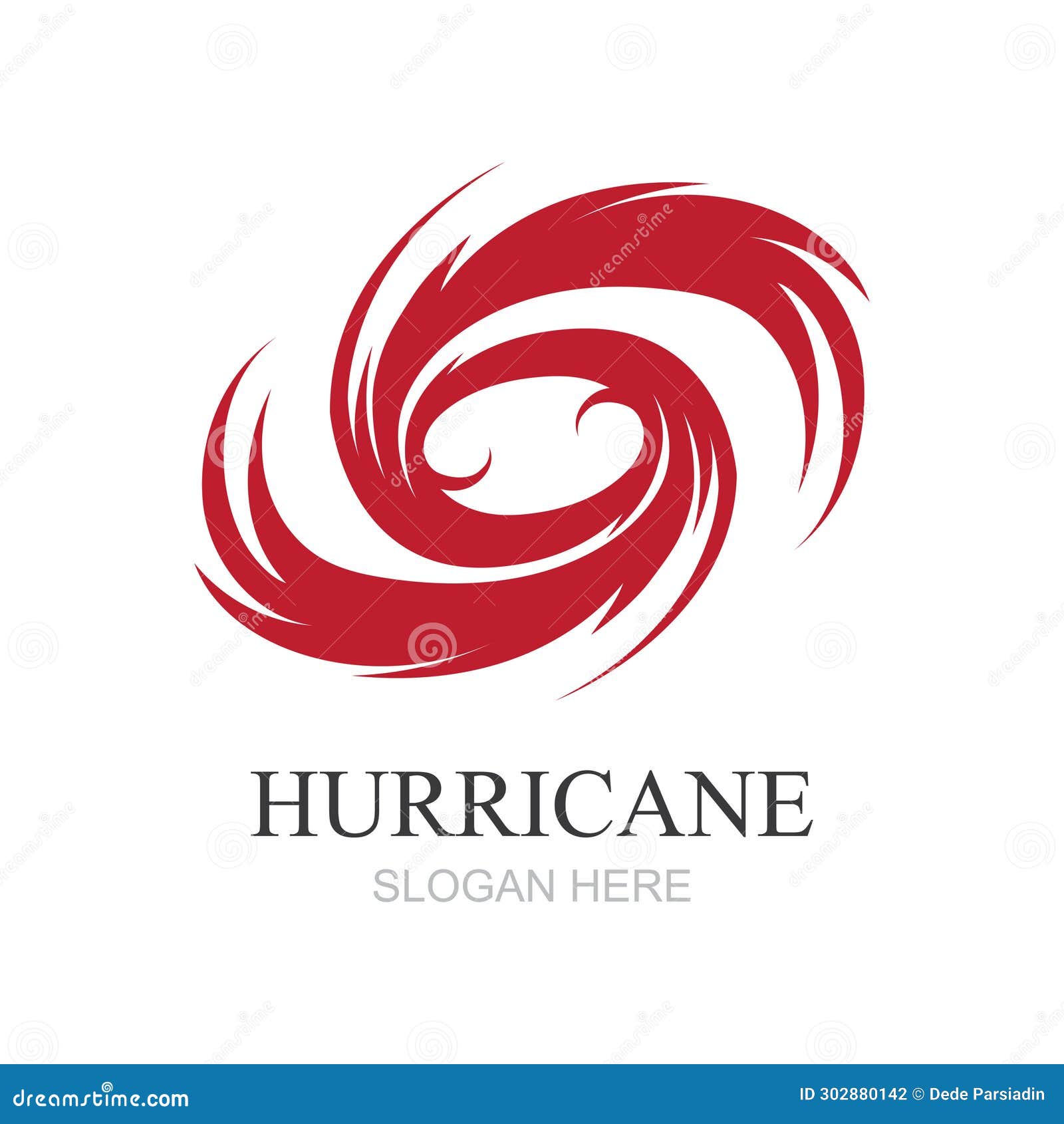 Hurricane Logo Symbol Icon Illustration Vector Company Stock Vector ...