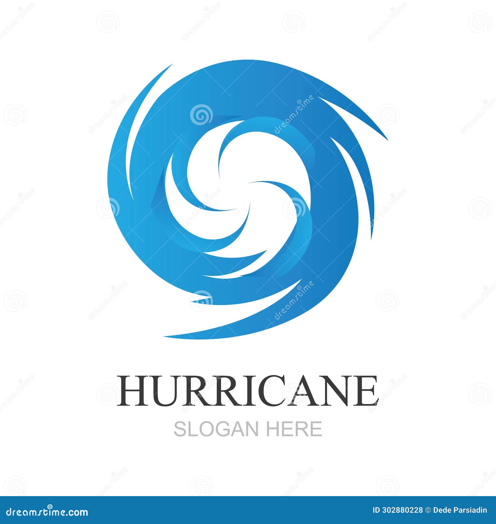Hurricane Logo Symbol Icon Illustration Vector Company Stock Vector ...