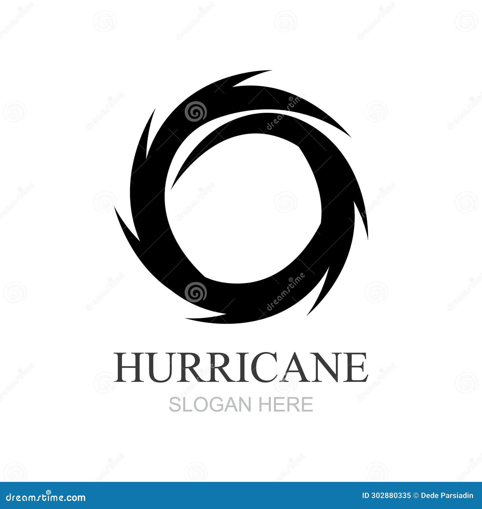 Hurricane Logo Symbol Icon Illustration Vector Company Stock Vector ...