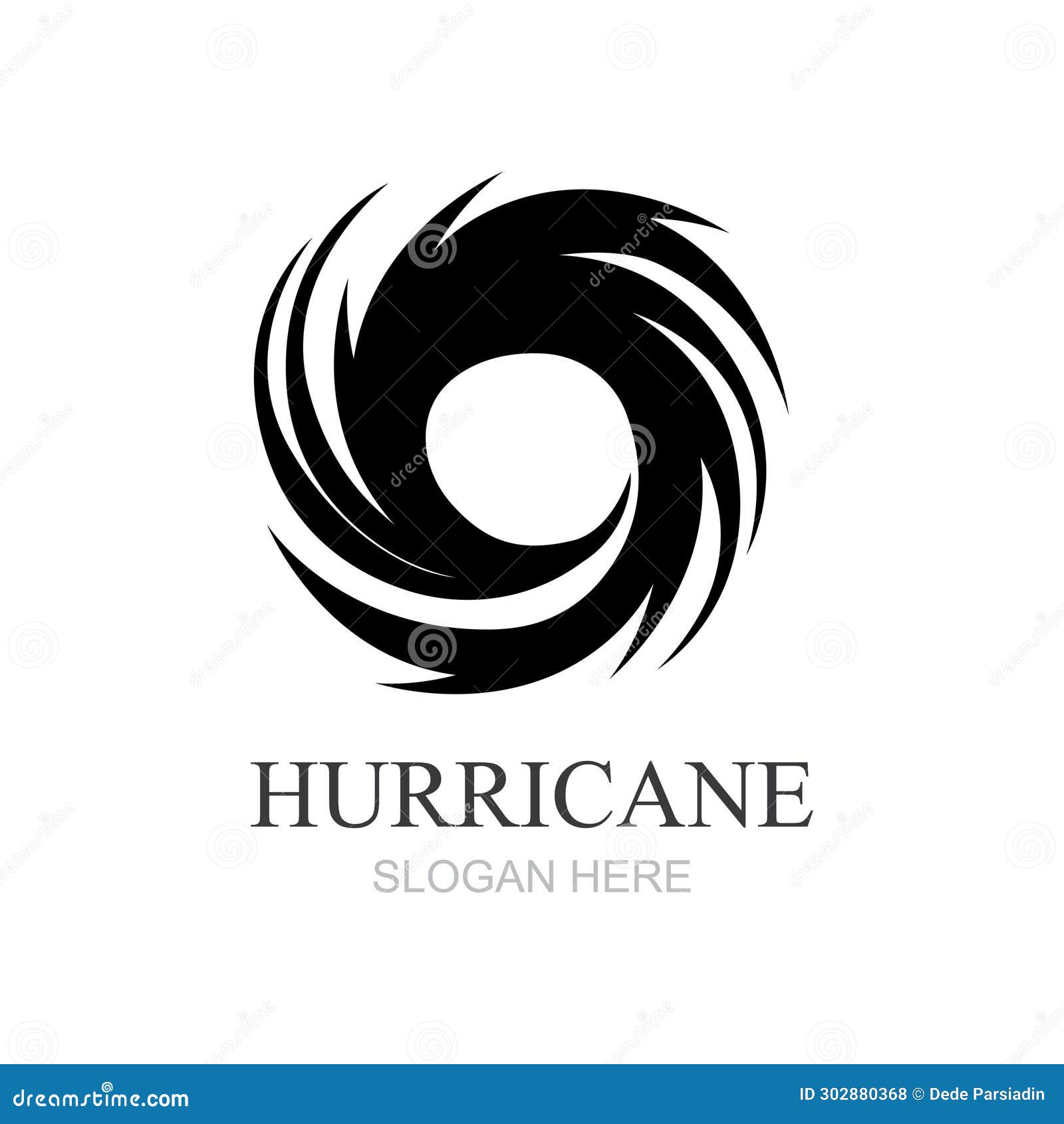 Hurricane Logo Symbol Icon Illustration Vector Company Stock Vector ...