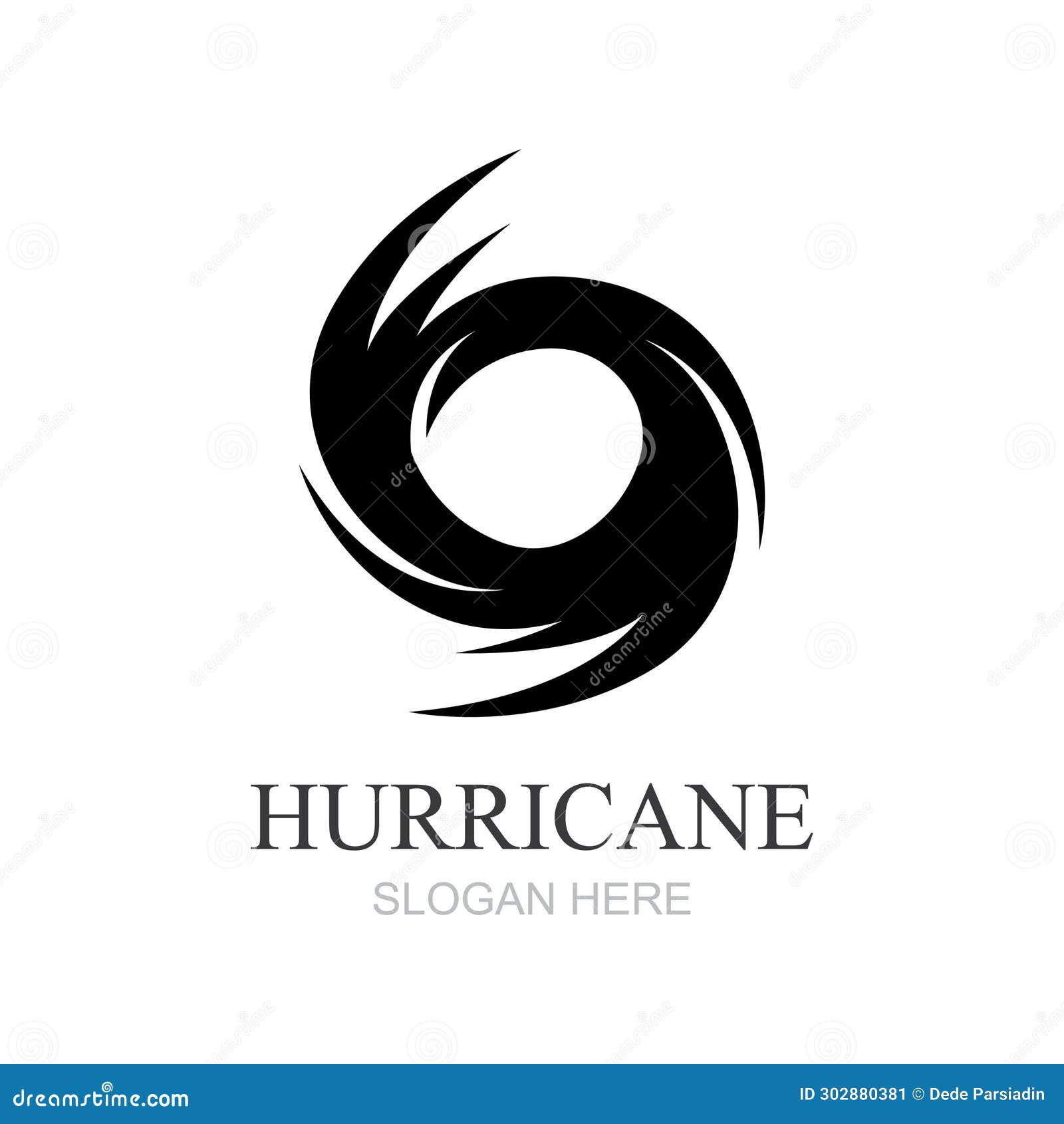 Hurricane Logo Symbol Icon Illustration Vector Company Stock Vector ...