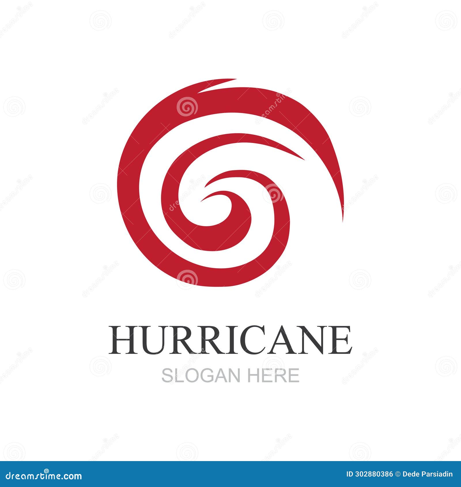 Hurricane Logo Symbol Icon Illustration Vector Company Stock Vector ...