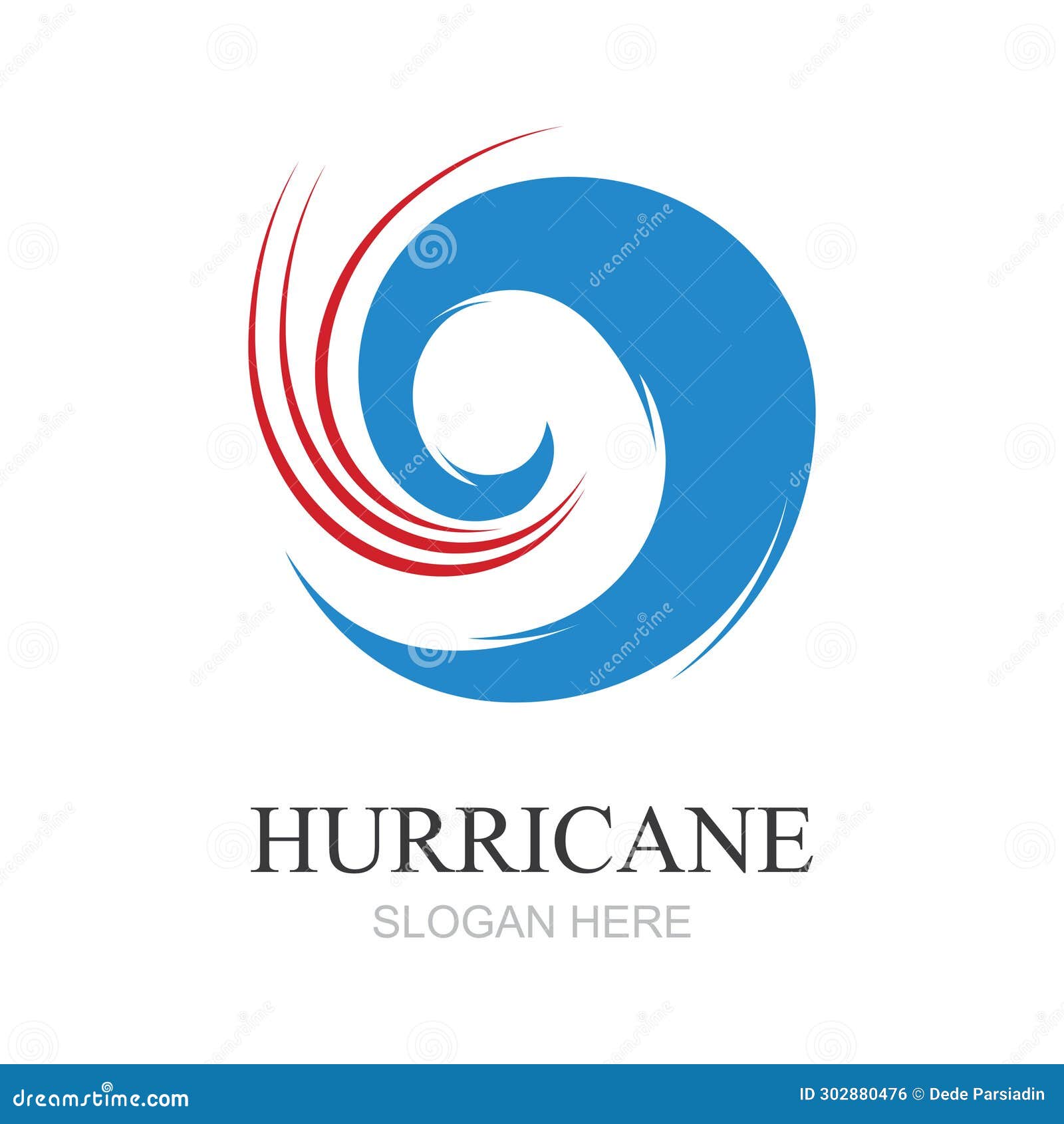 Hurricane Logo Symbol Icon Illustration Vector Company Stock Vector ...