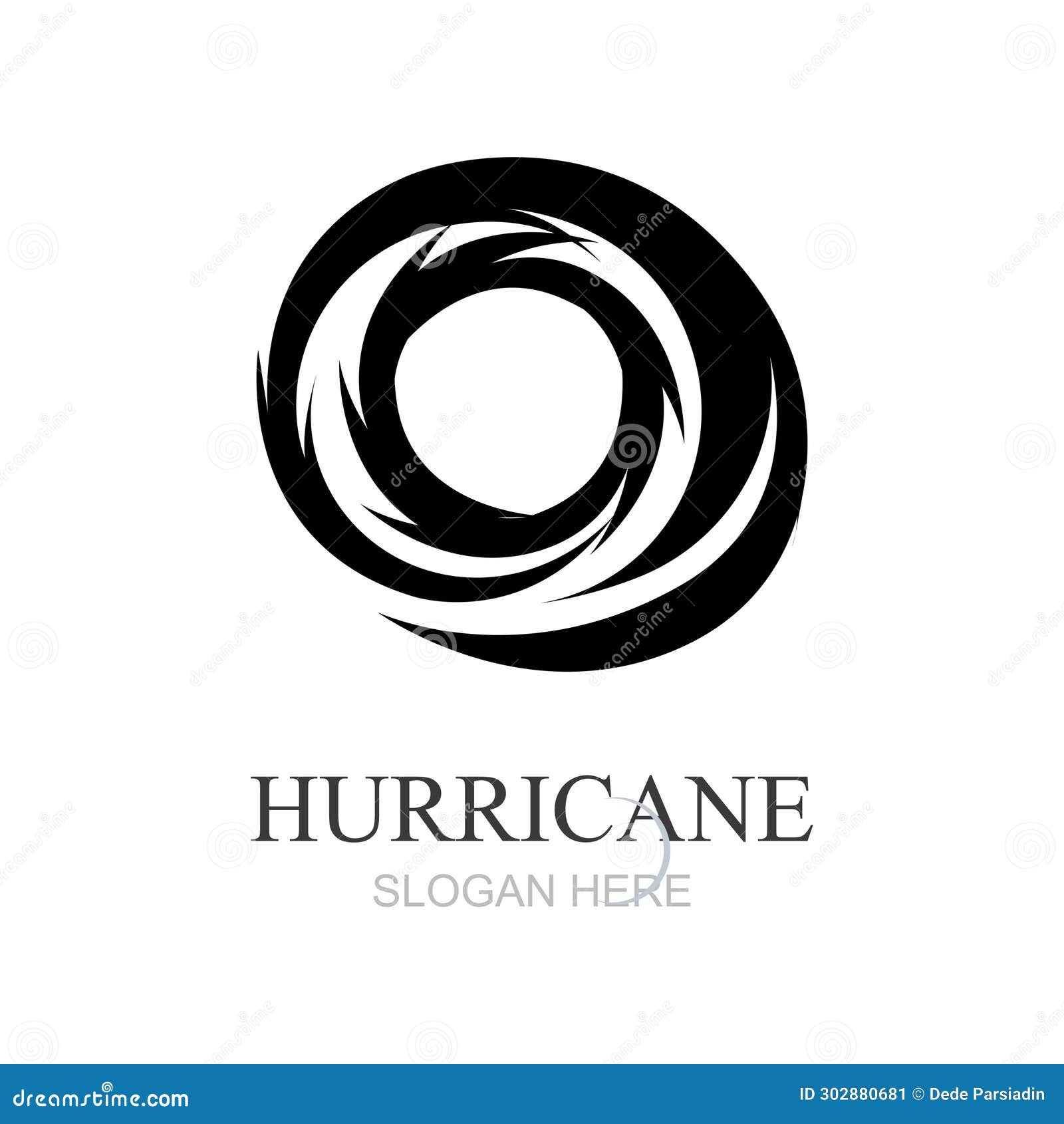 Hurricane Logo Symbol Icon Illustration Vector Company Stock Vector ...