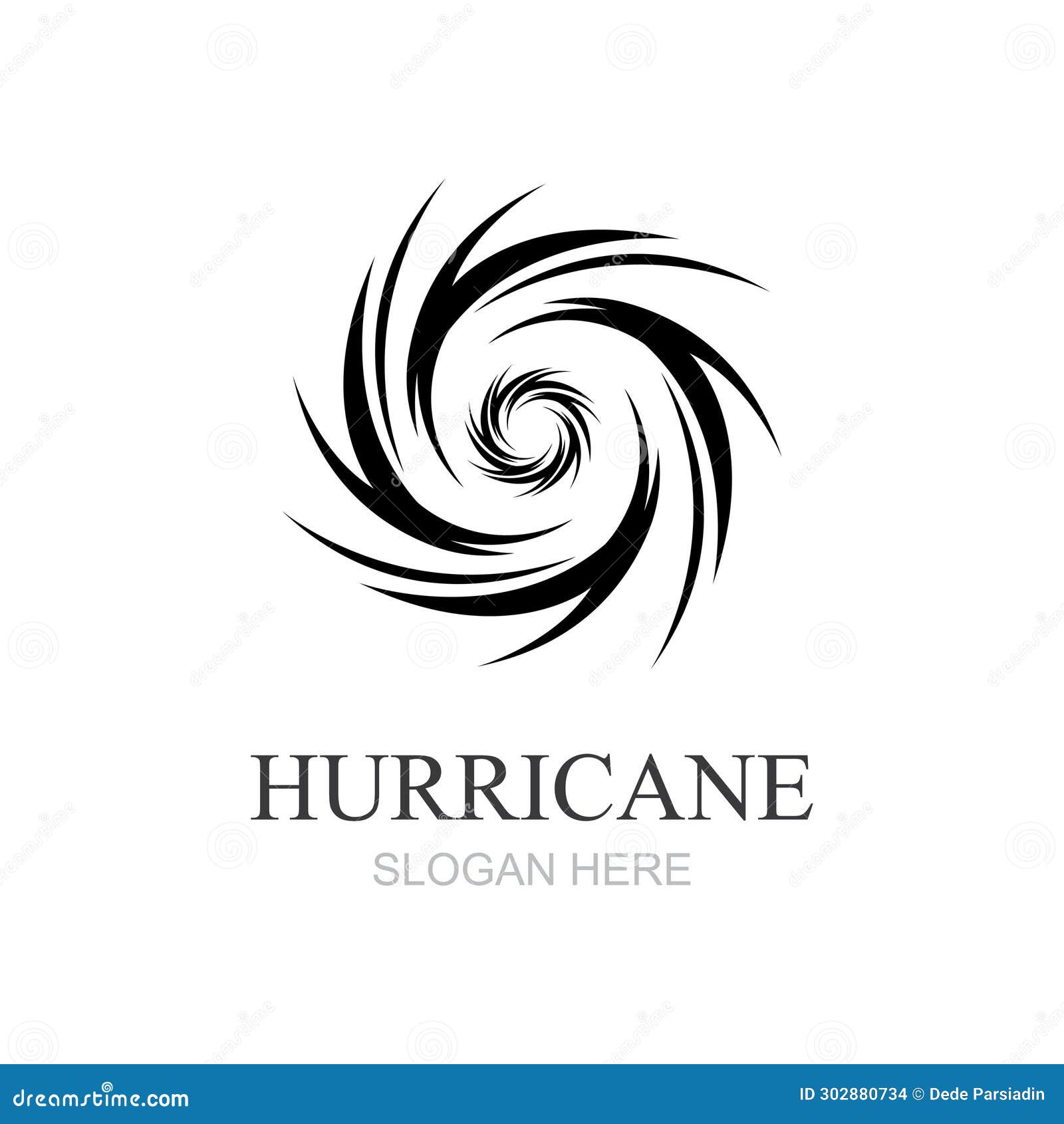 Hurricane Logo Symbol Icon Illustration Vector Company Stock Vector ...