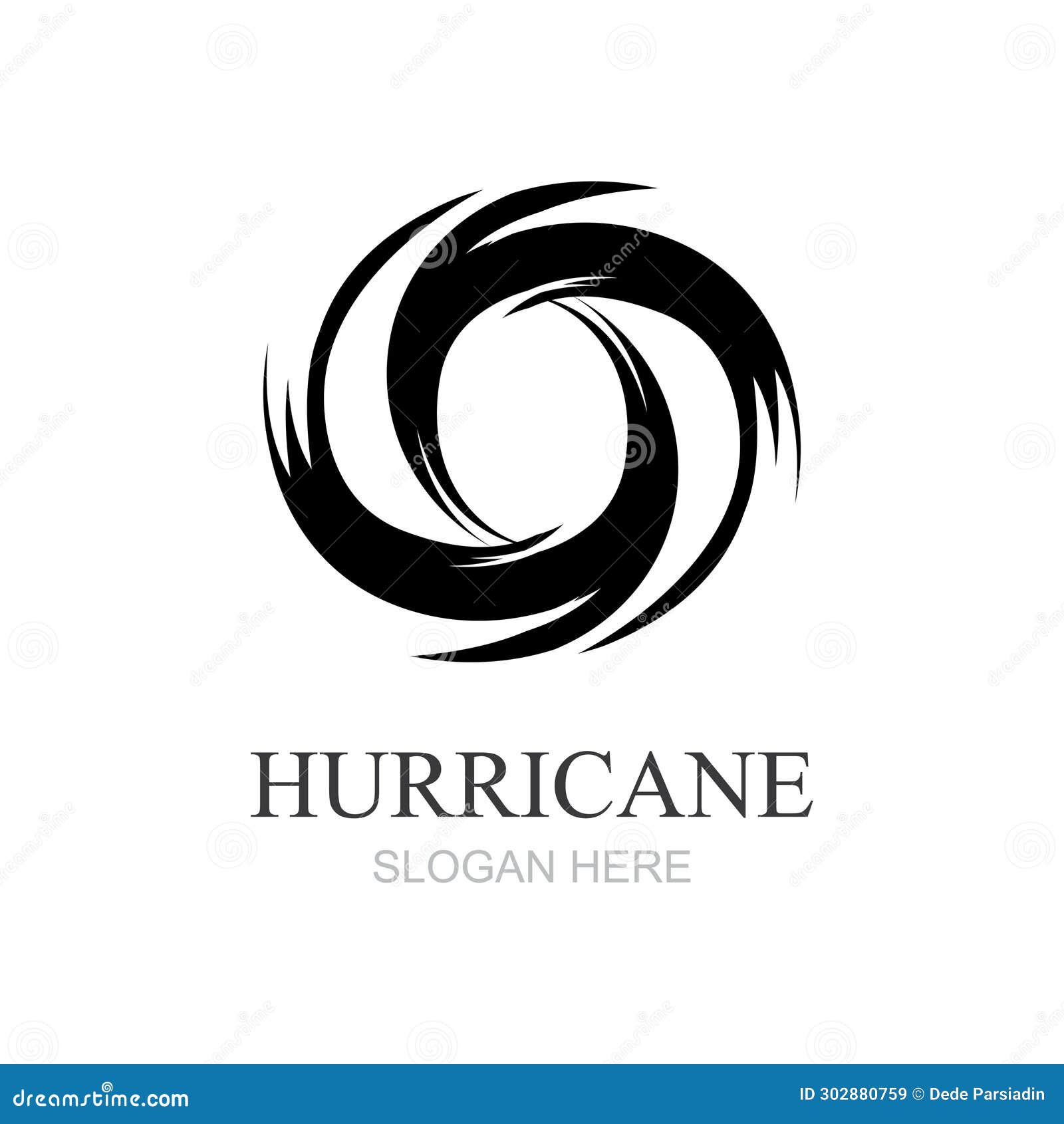 Hurricane Logo Symbol Icon Illustration Vector Company Stock Vector ...