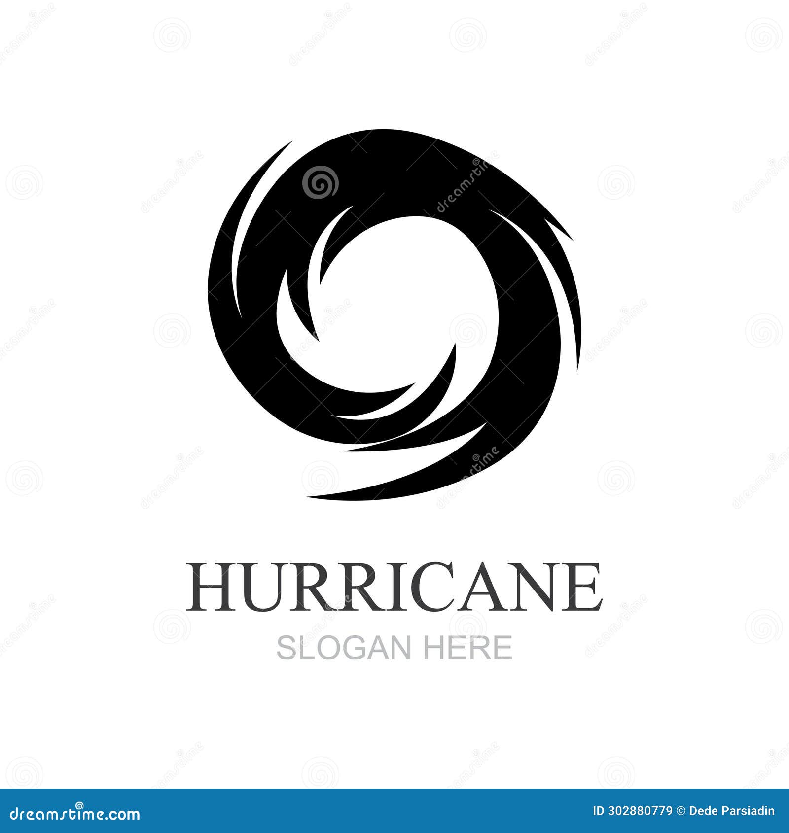 Hurricane Logo Symbol Icon Illustration Vector Company Stock Vector ...