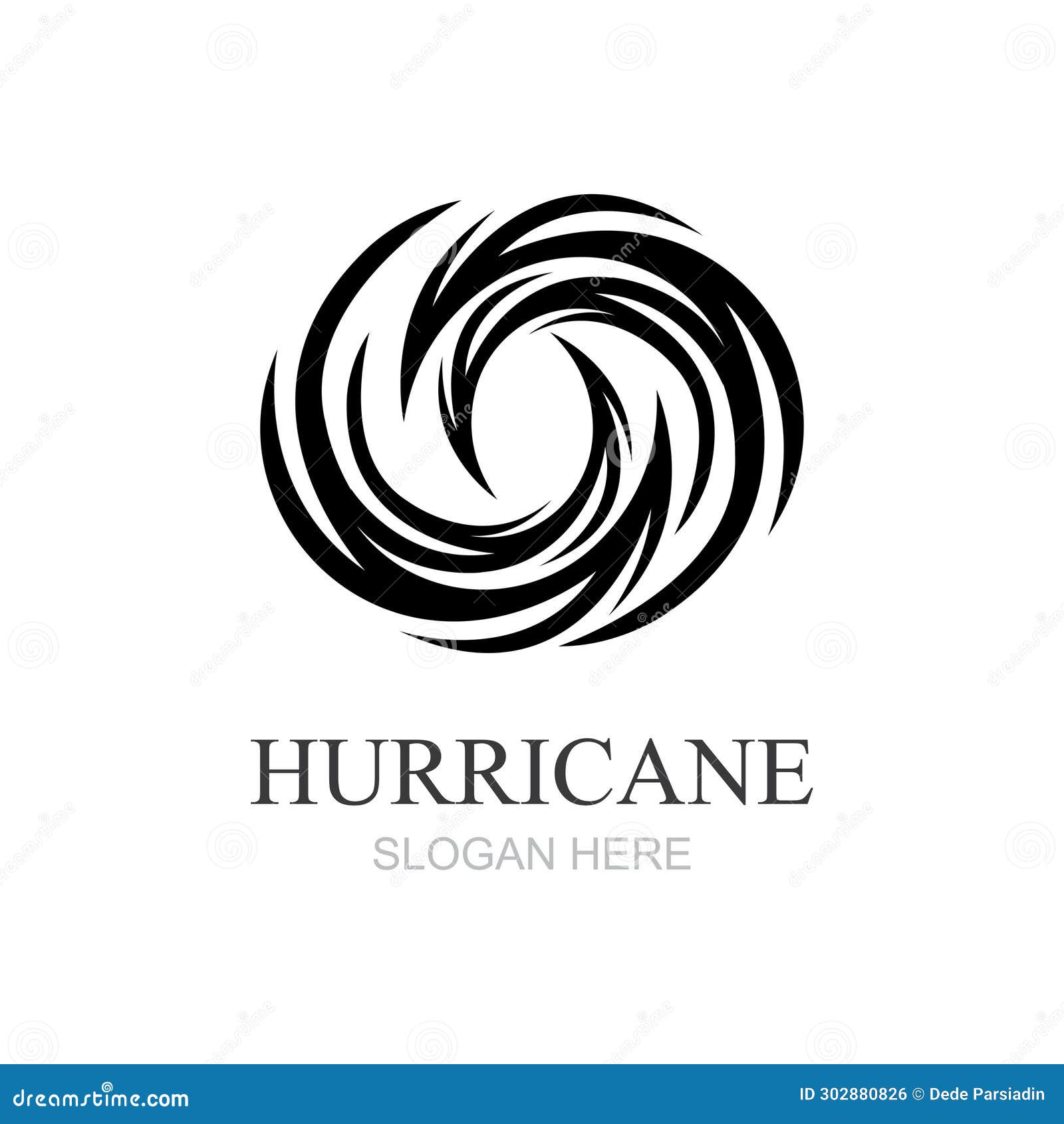 Hurricane Logo Symbol Icon Illustration Vector Company Stock Vector ...