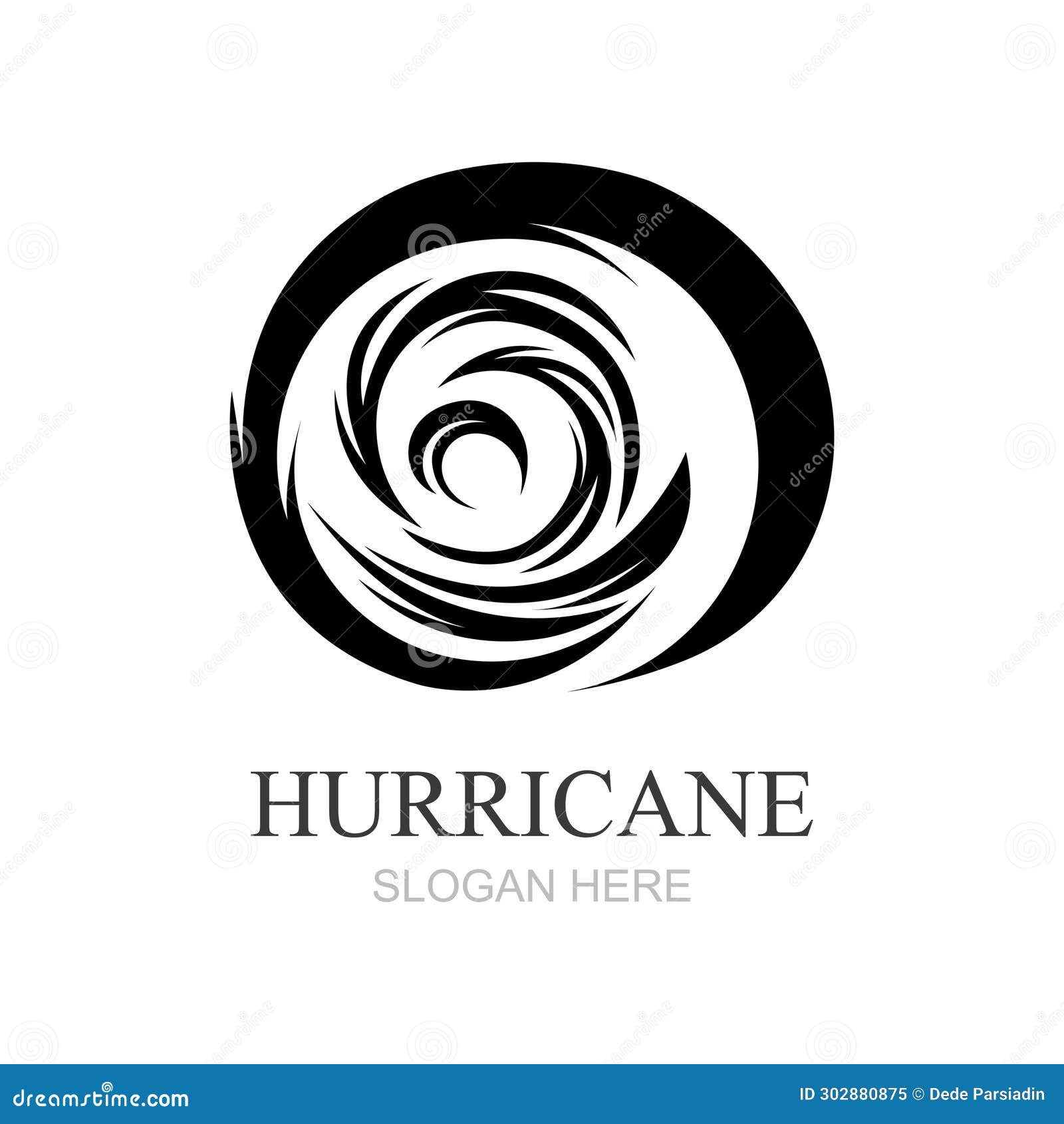 Hurricane Logo Symbol Icon Illustration Vector Company Stock Vector ...