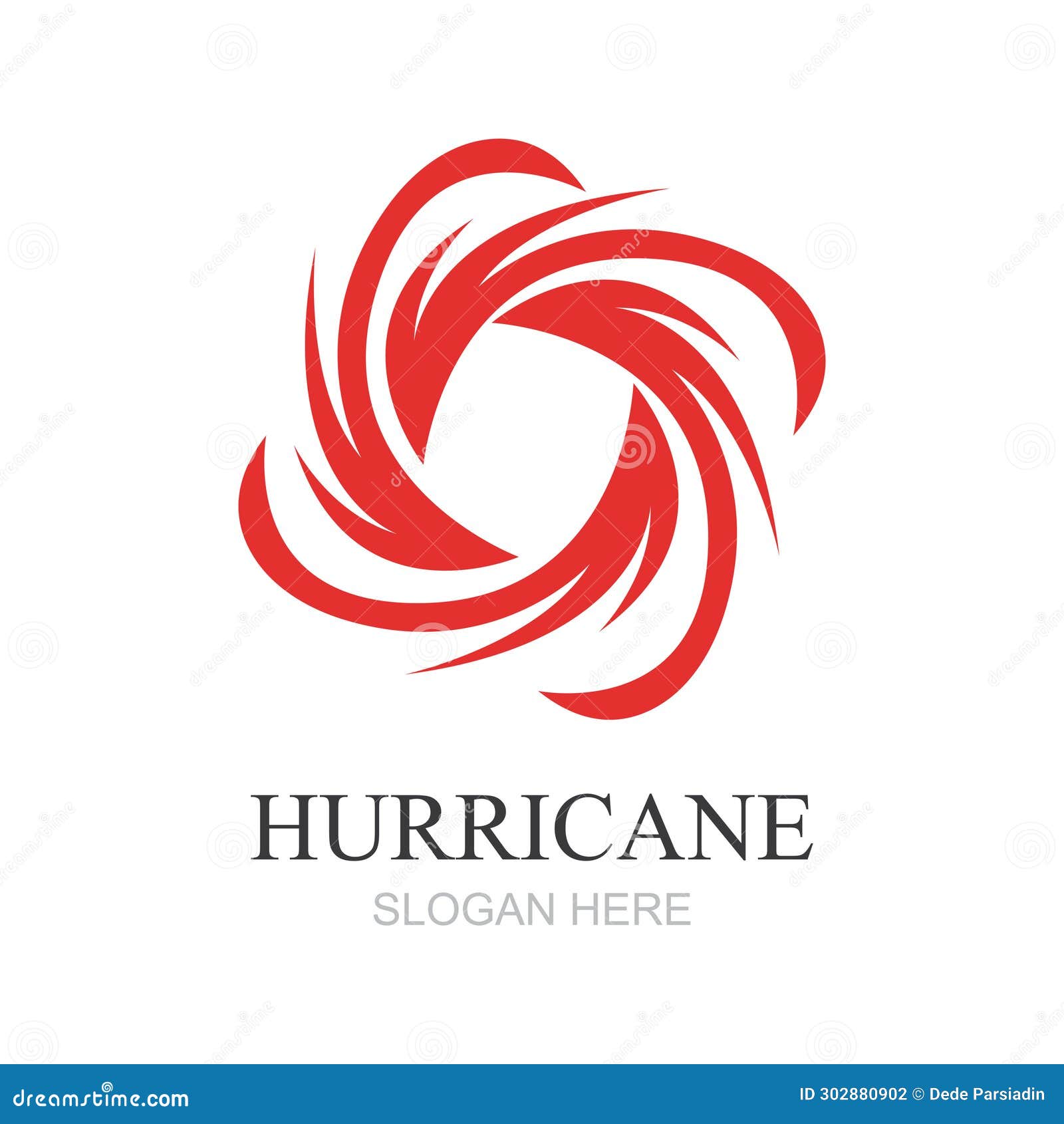 Hurricane Logo Symbol Icon Illustration Vector Company Stock Vector ...