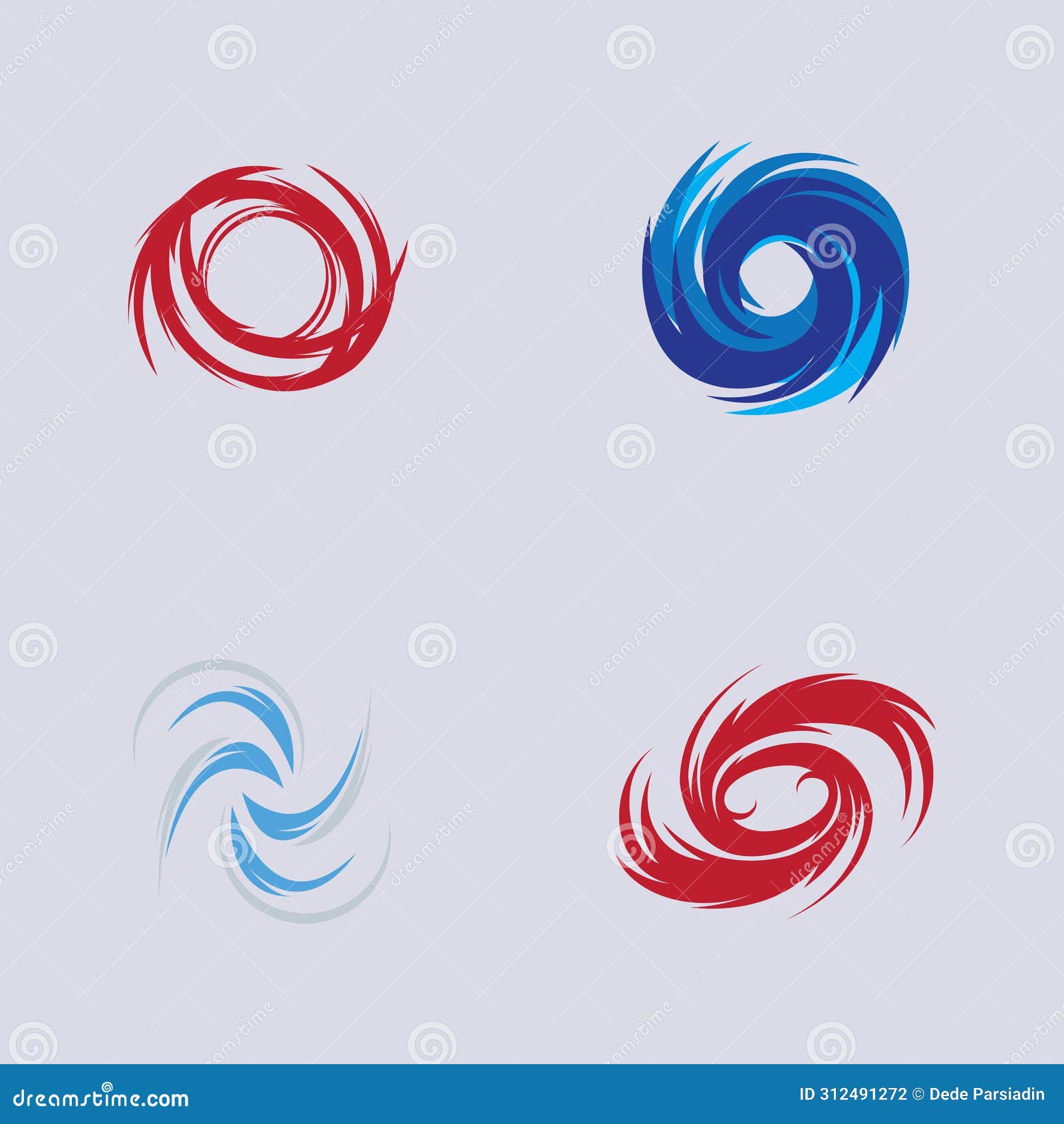 Hurricane Logo Symbol Icon Illustration Vector Company Stock Vector ...