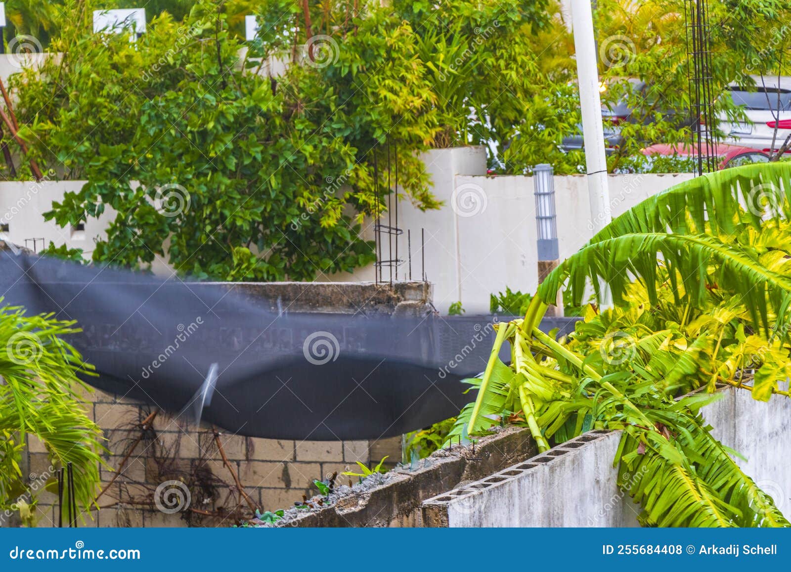 Hurricane 2021 Playa Del Carmen Mexico Extreme Wind Storm Thunderstorms ...