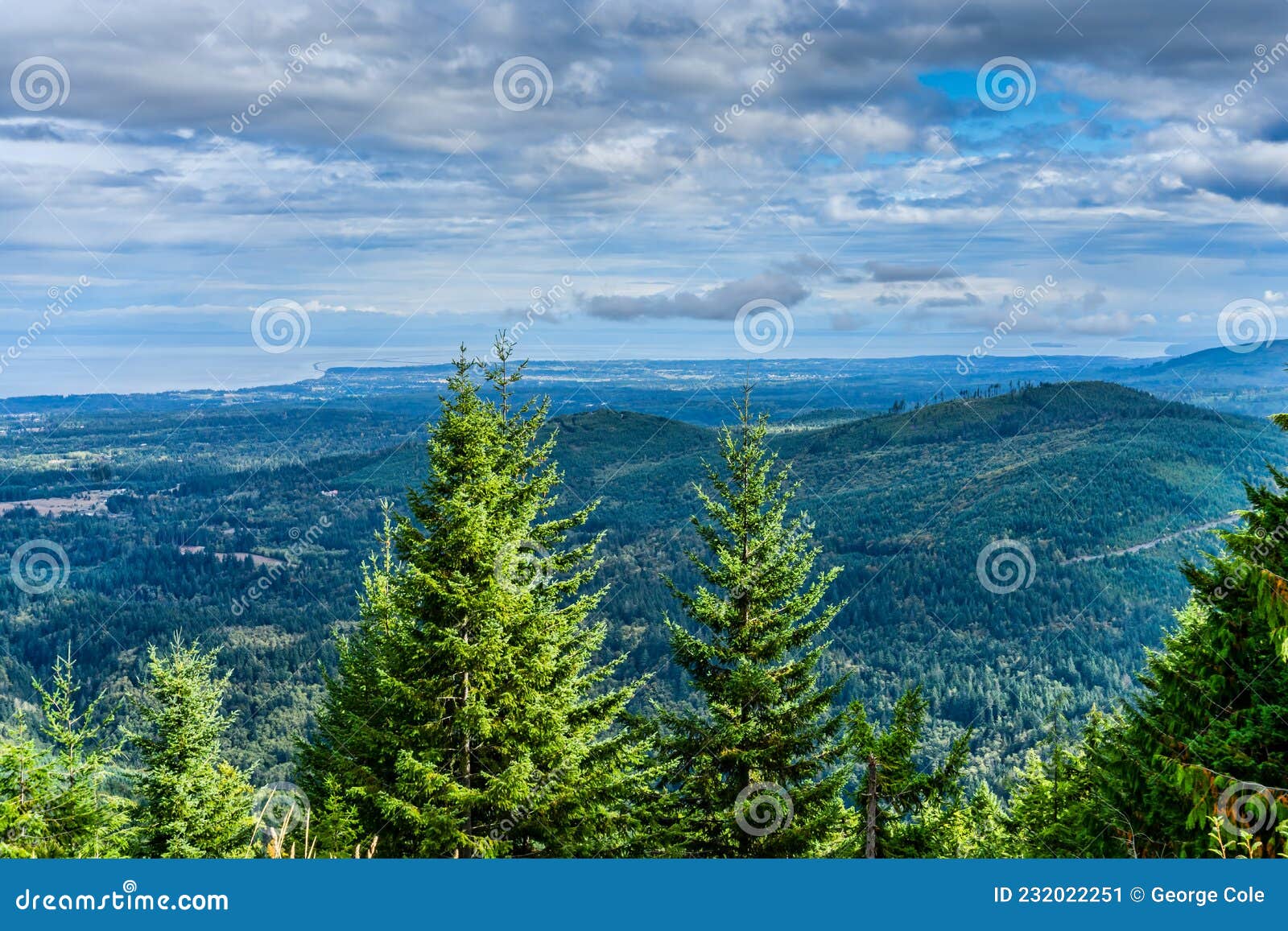 Hurricane Ridge Ocean View 6 Stock Image - Image of washington, ridge ...