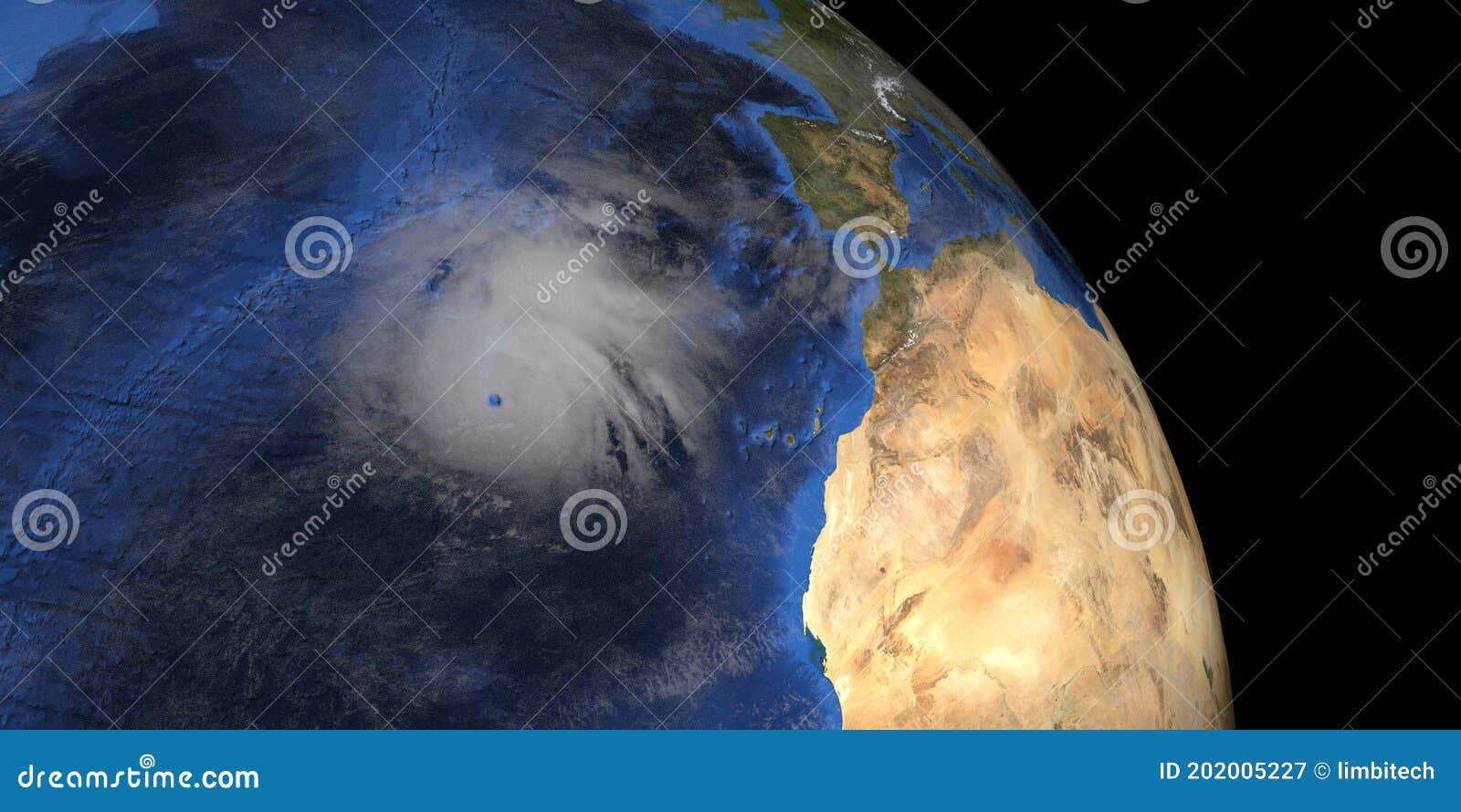 Hurricane from Space. Elements of this High Resolution 3d Illustration ...