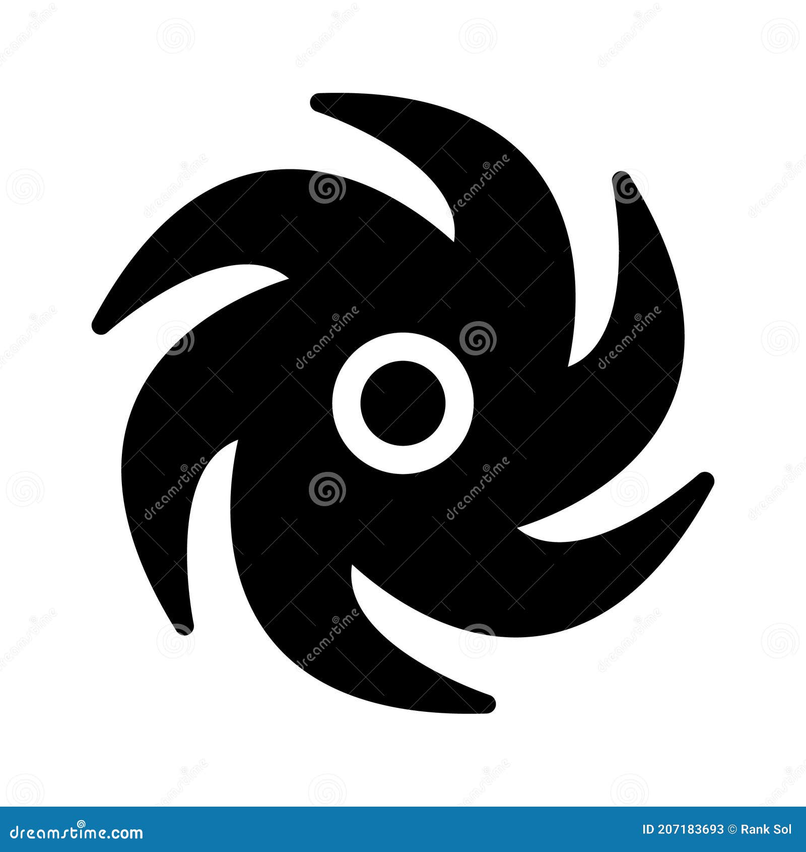 Hurricane, Storm, Element, Storm Fully Editable Vector Icon Stock ...