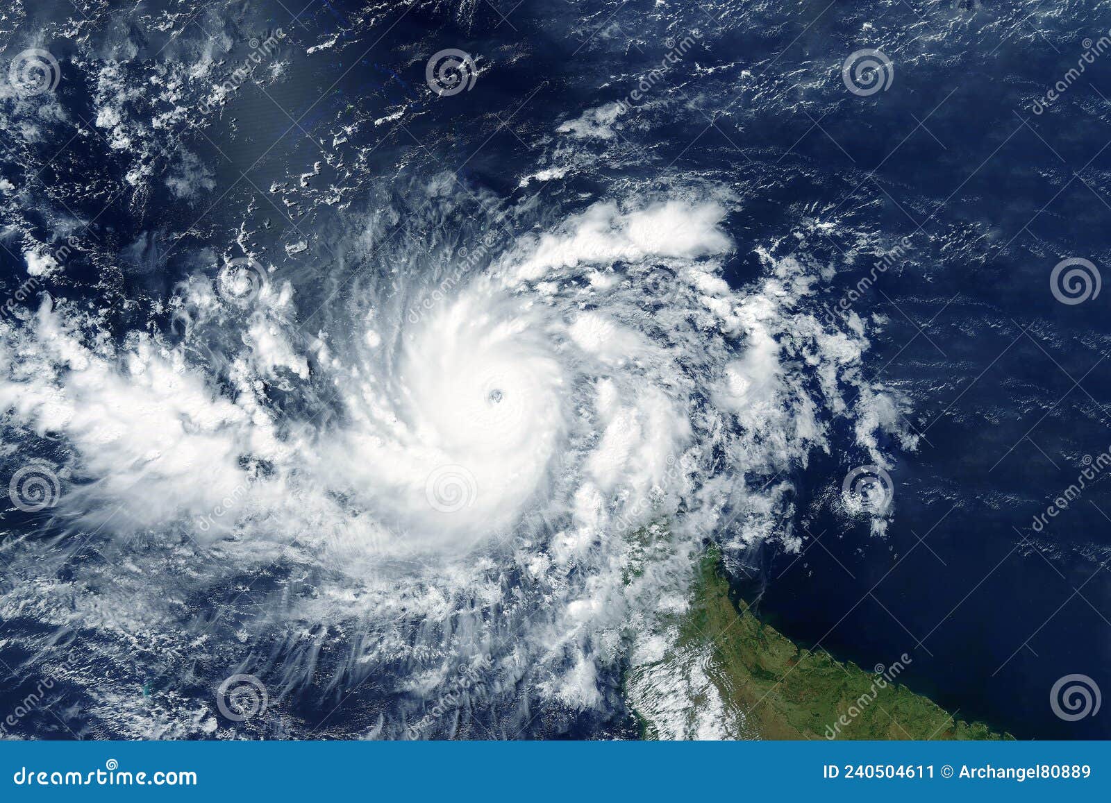 Hurricane, Tornado from Space. Elements of this Image Furnished by NASA ...
