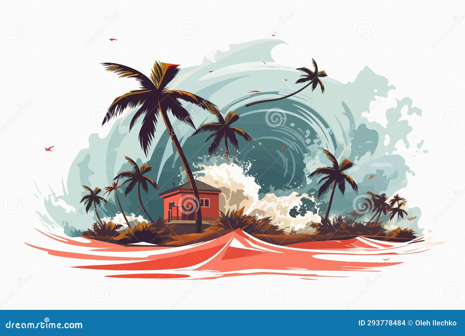 Hurricane Vector Flat Minimalistic Isolated Illustration Stock Vector ...