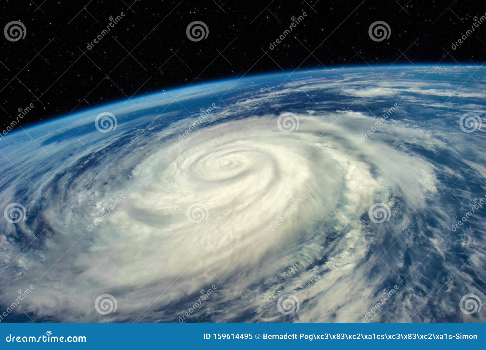 Hurricane View from the Space Elements of this Image Furnished by NASA ...