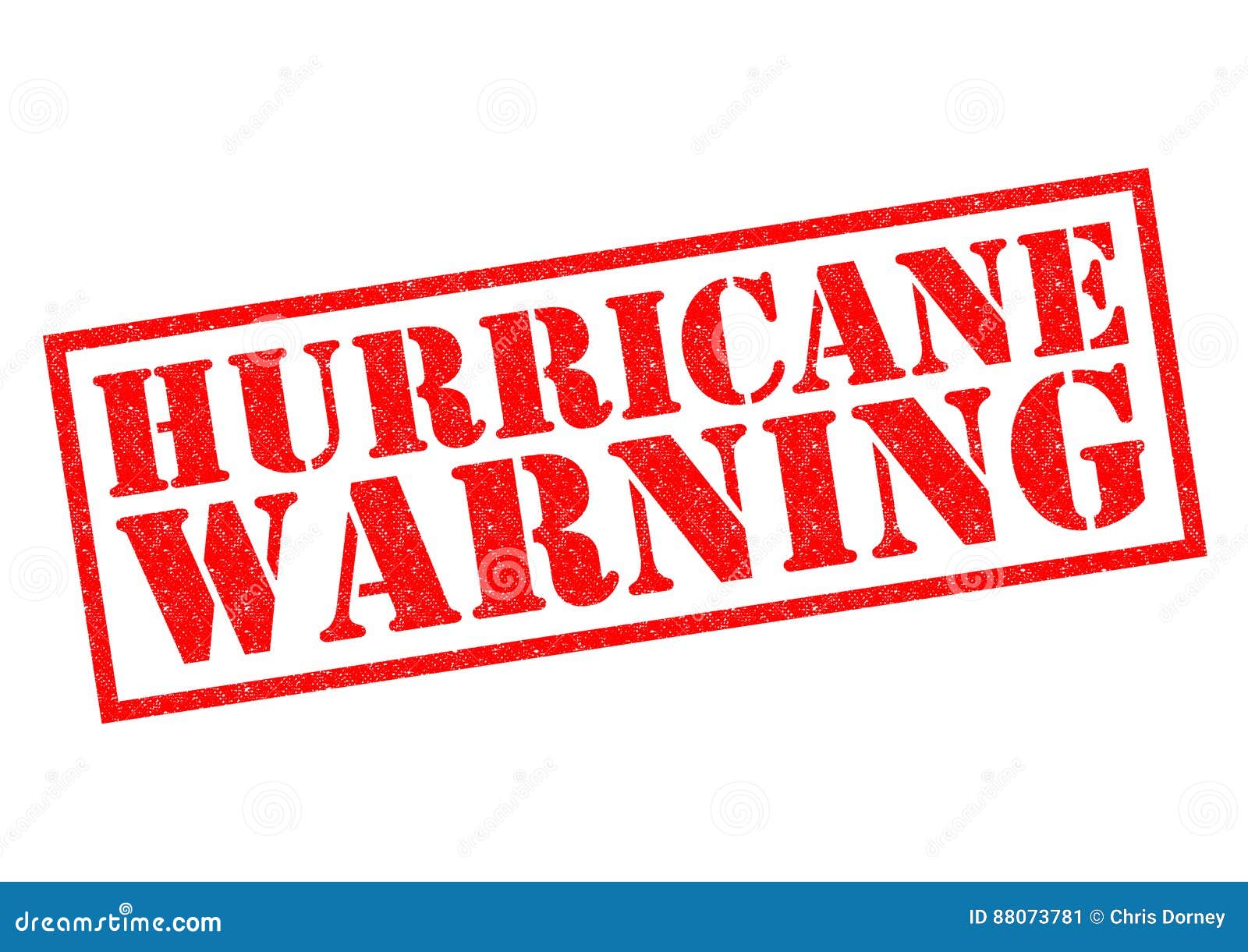 HURRICANE WARNING stock illustration. Illustration of nature - 88073781