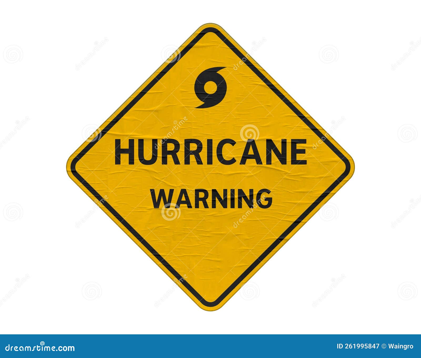 Hurricane Road Signs, Danger Alert Vector Symbols | CartoonDealer.com ...