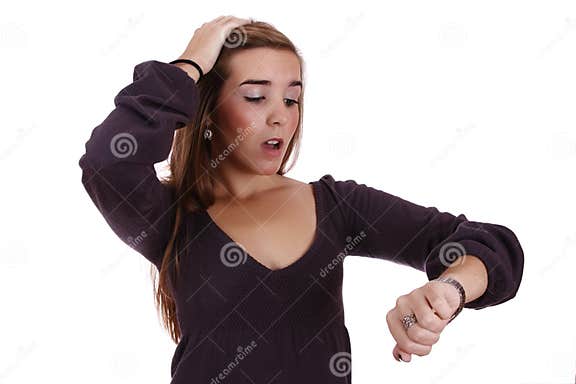 In a Hurry stock image. Image of look, lady, life, beauty - 12830069