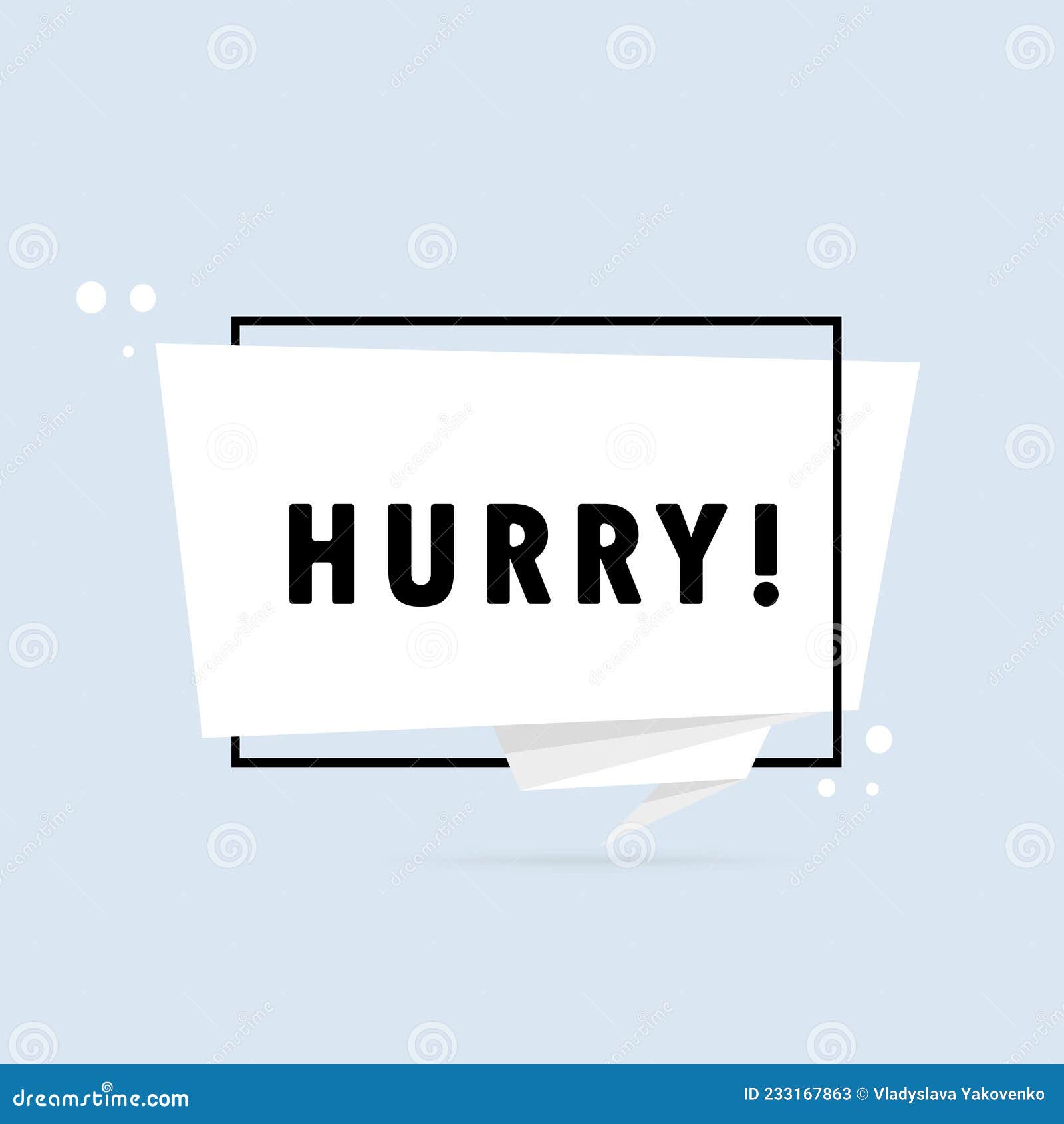 Hurry Up Pop Art Style Illustration | CartoonDealer.com #111975372