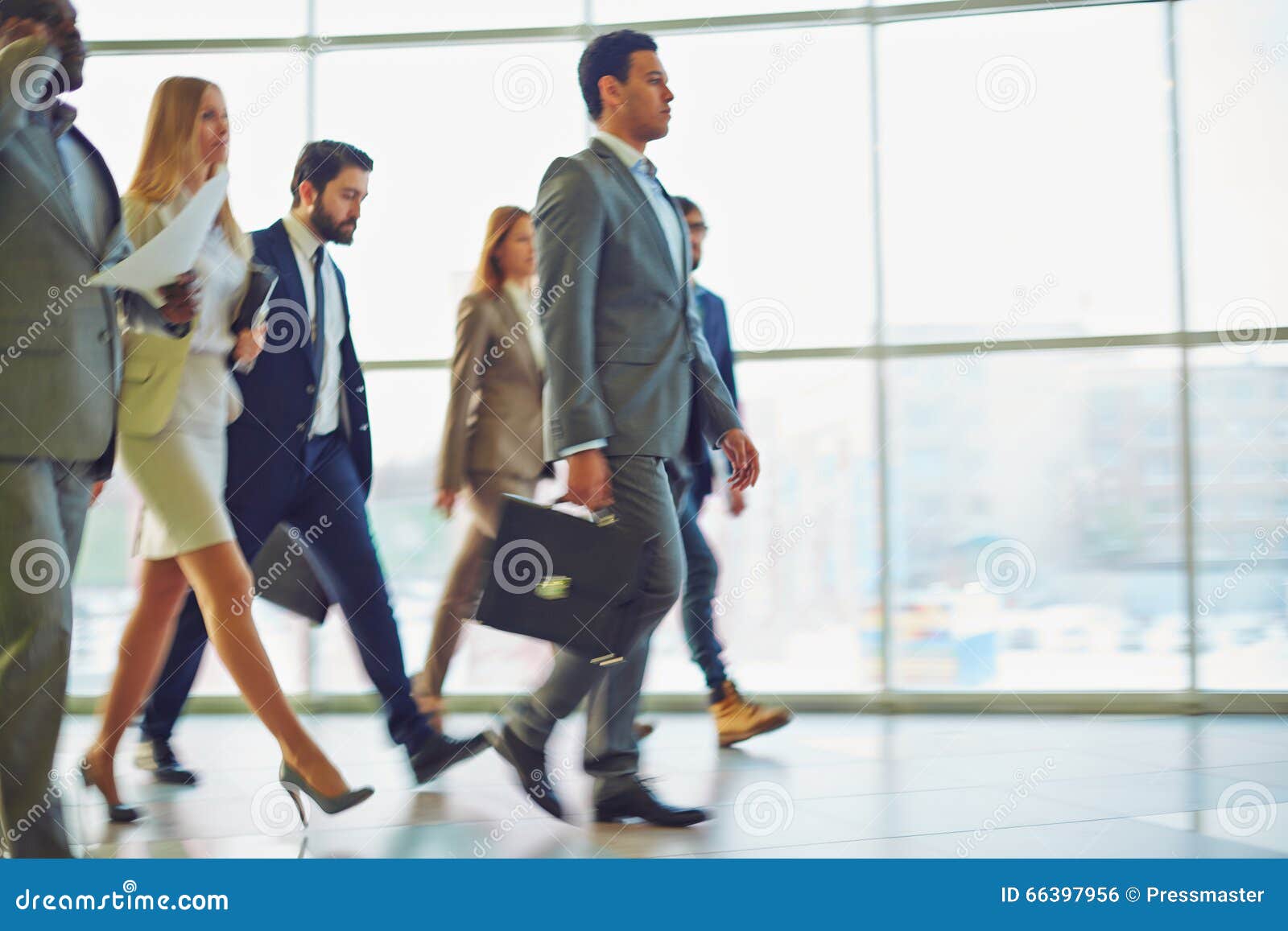 Hurrying for work stock photo. Image of walking, employee - 66397956
