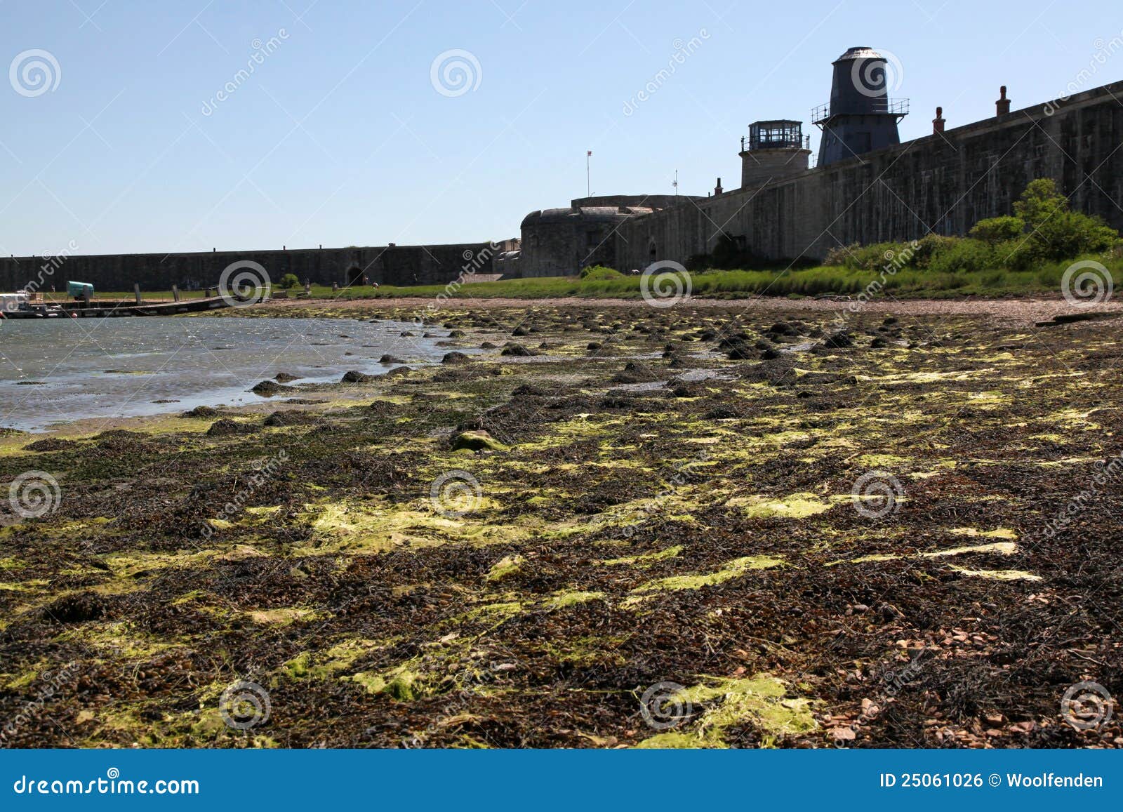 Hurst Castle stock photo. Image of battlements, fortification - 25061026